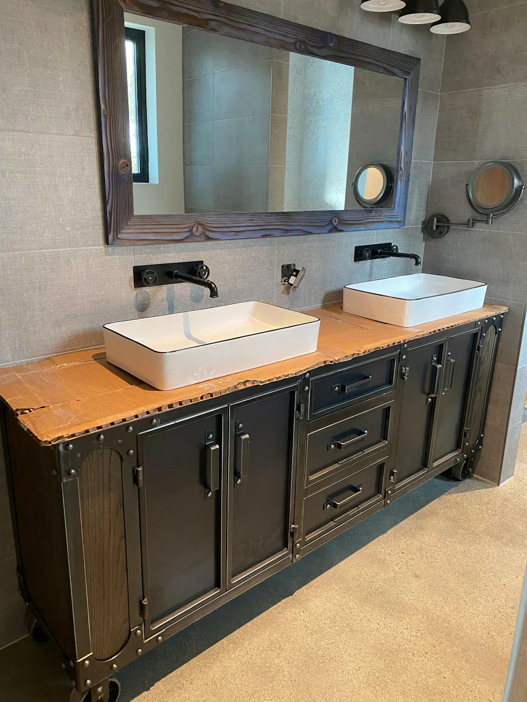 Modern Industrial Bathroom Vanity - Anvil – Modern Industrial Furniture