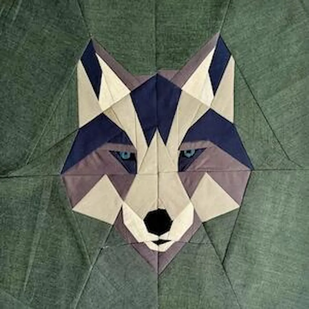 Forest Wolf Quilt Pattern – Modern Quilt Patterns