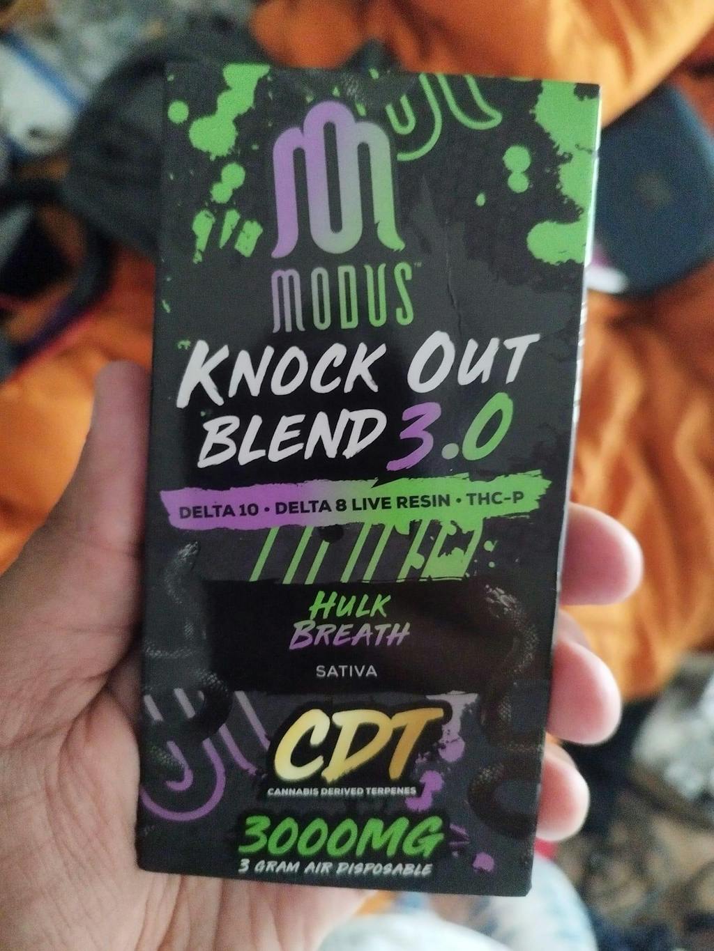 Modus Knockout Delta 8 Carts and Disposables - Modus Brand