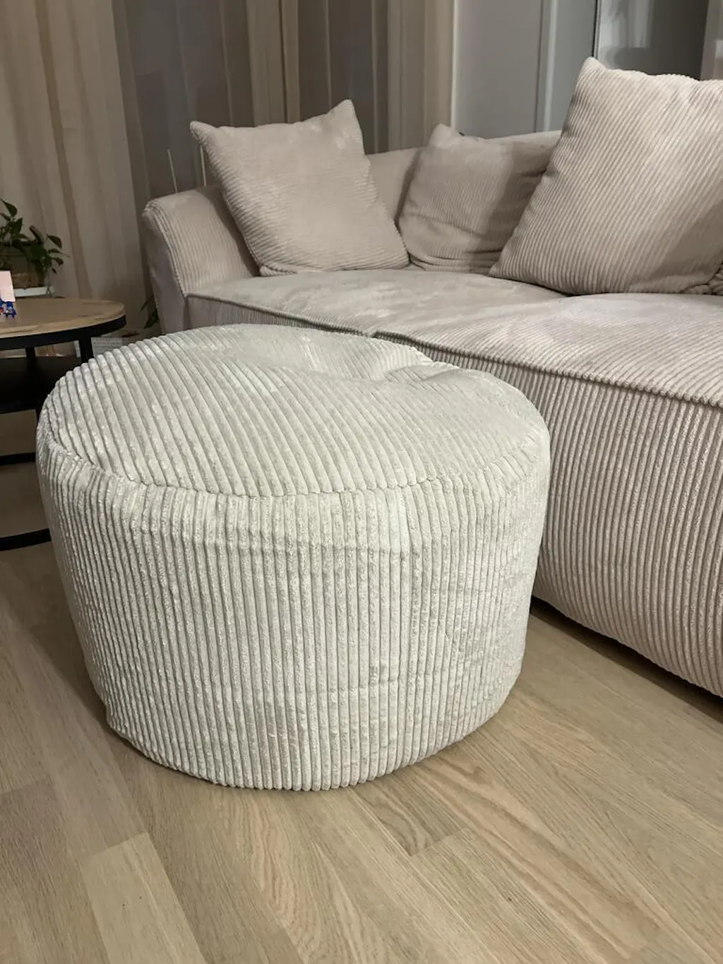 Pouf Hocker Sitzhocker Fußhocker Beistelltisch Sitzpouf Puff Sitzwürfel