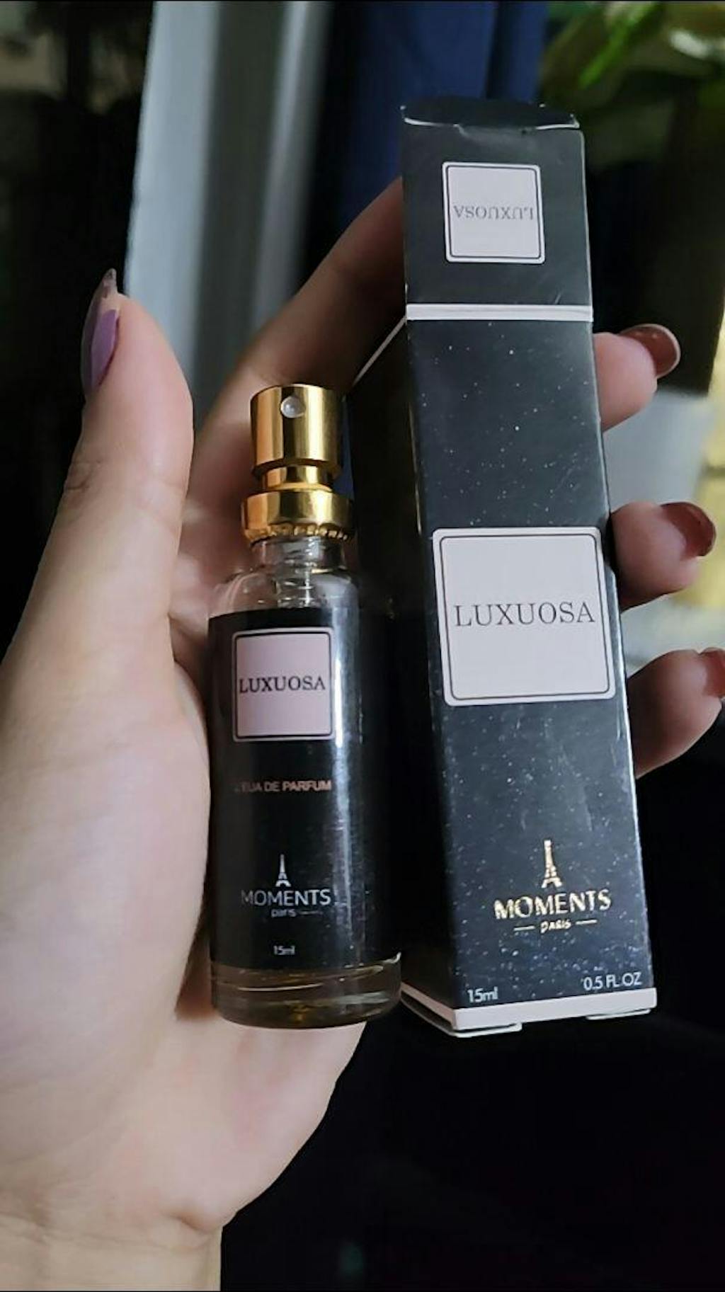 Luxuosa - Perfume Feminino Inspirado no La Nuit Trésor de Lancôme | Moments Paris Perfumes