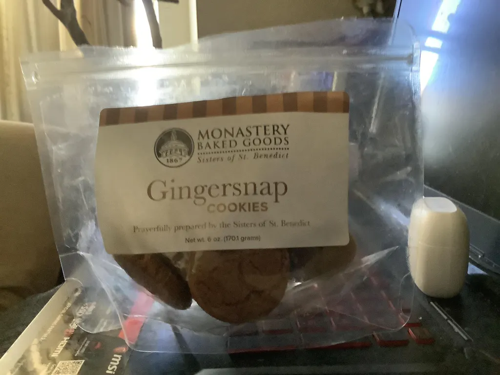 Gingersnap Cookies (6-oz. bag) – Monastery Greetings