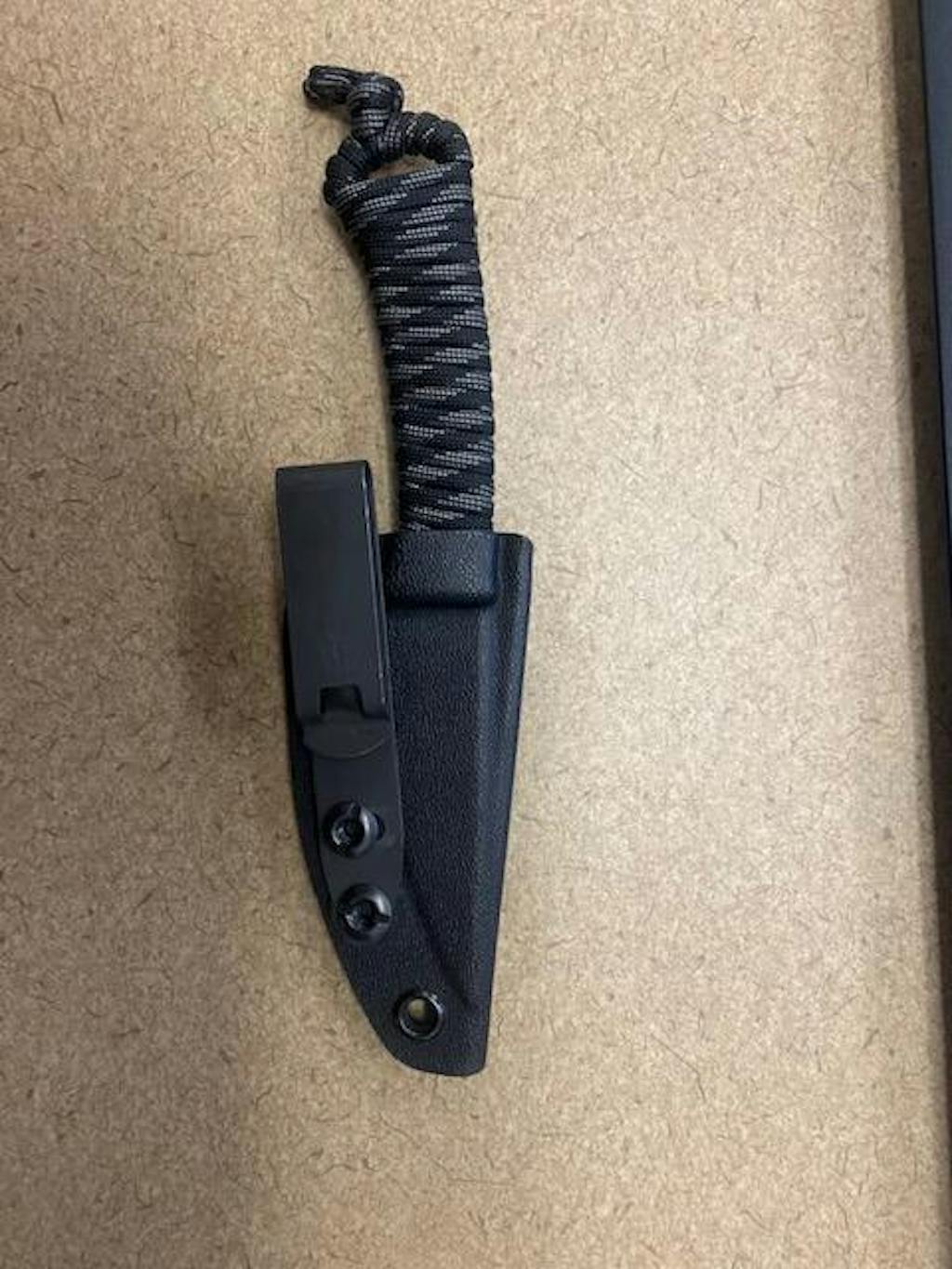 THE MINI-SPEEDGOAT FIXED BLADE - BLACK - Montana Knife Company