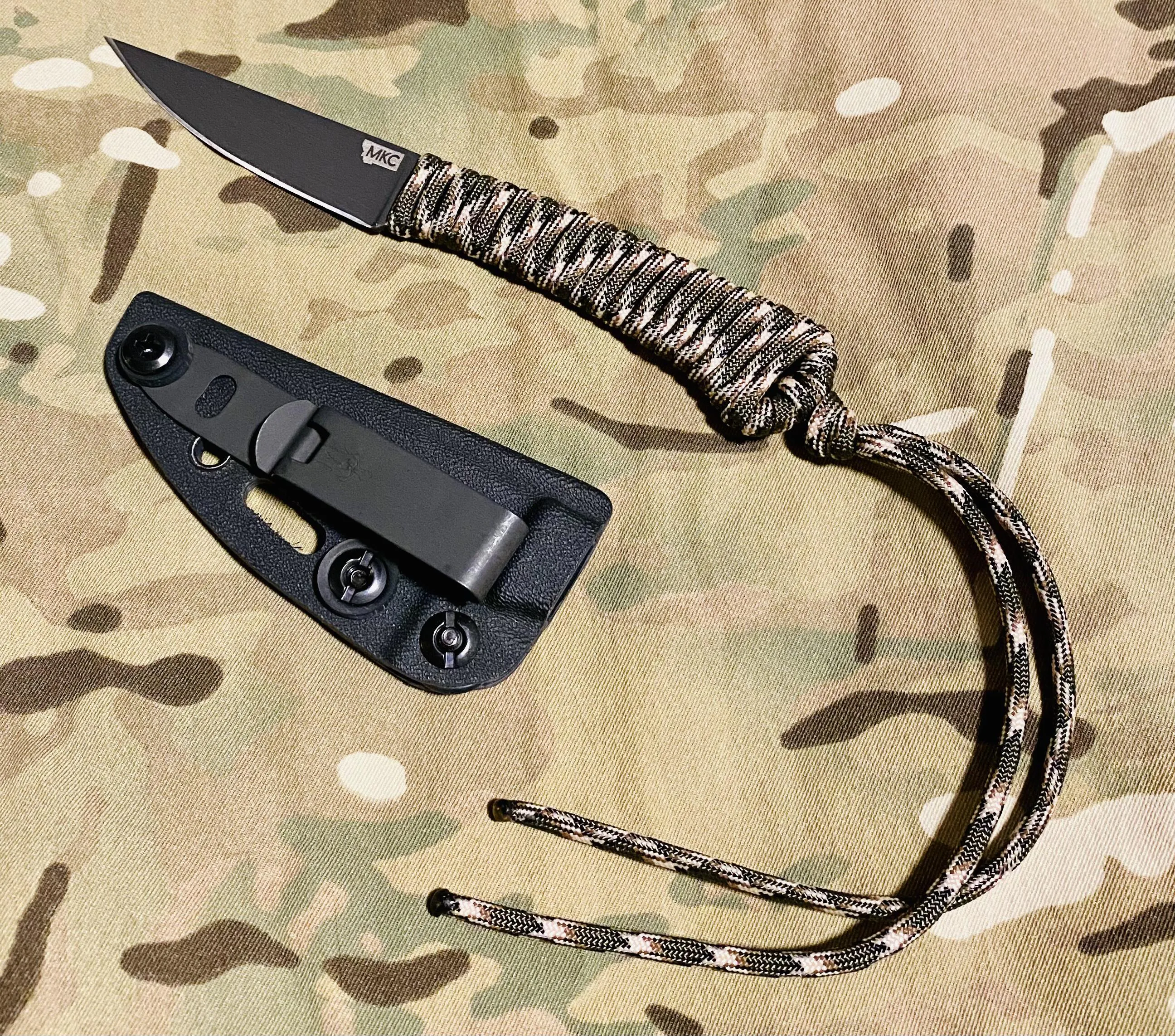 THE MINI-SPEEDGOAT FIXED BLADE - FOREST CAMO - Montana Knife Company