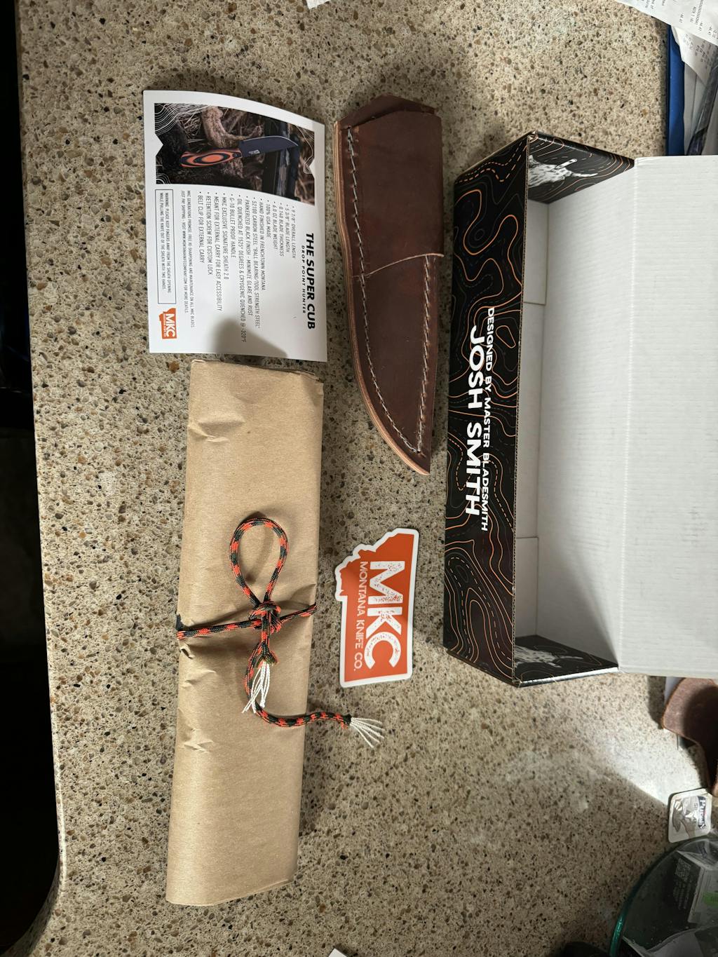 SUPER CUB HORIZONTAL LEATHER SHEATH