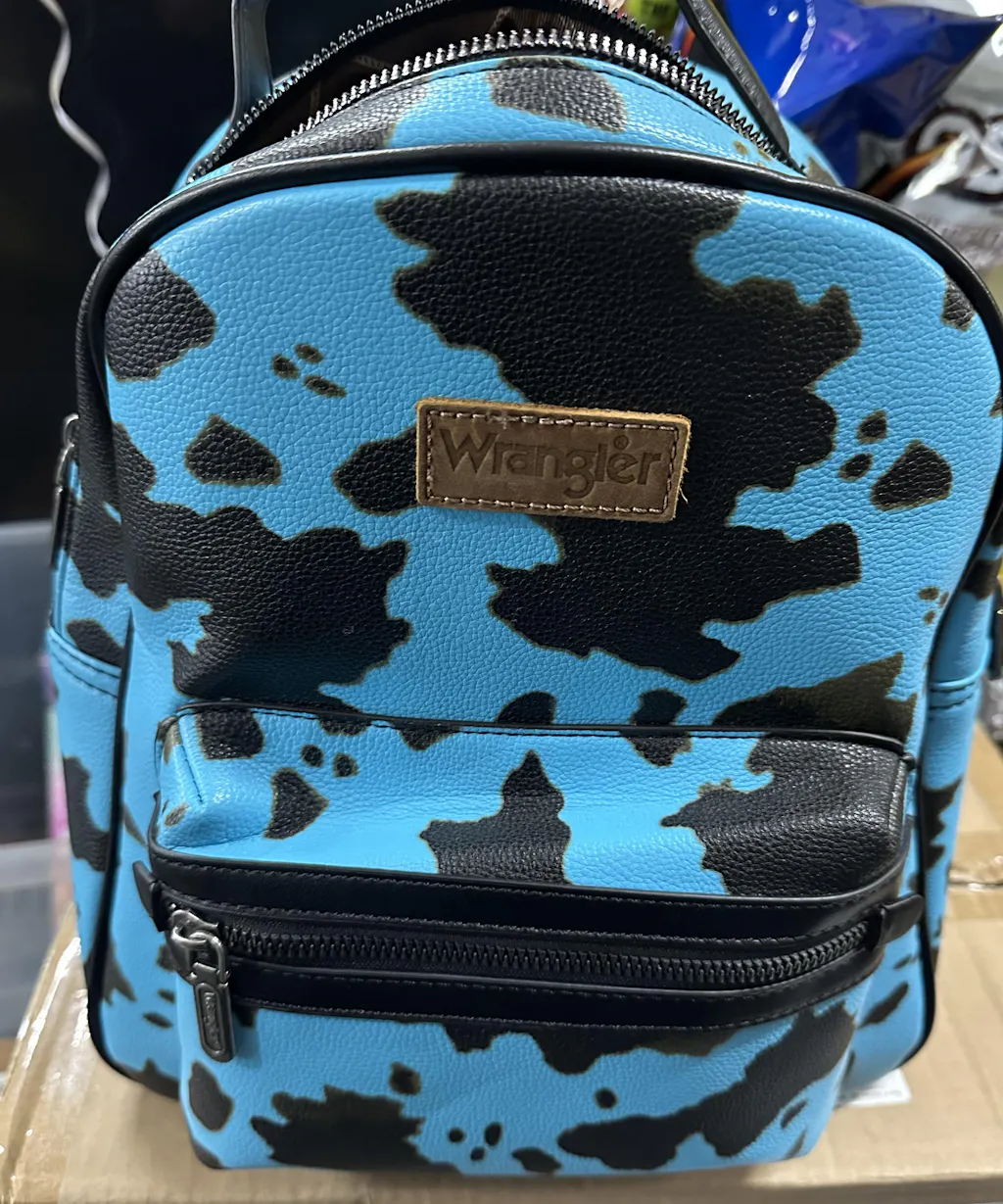 Wrangler Cow Print Backpack - Montana West – Montana West World