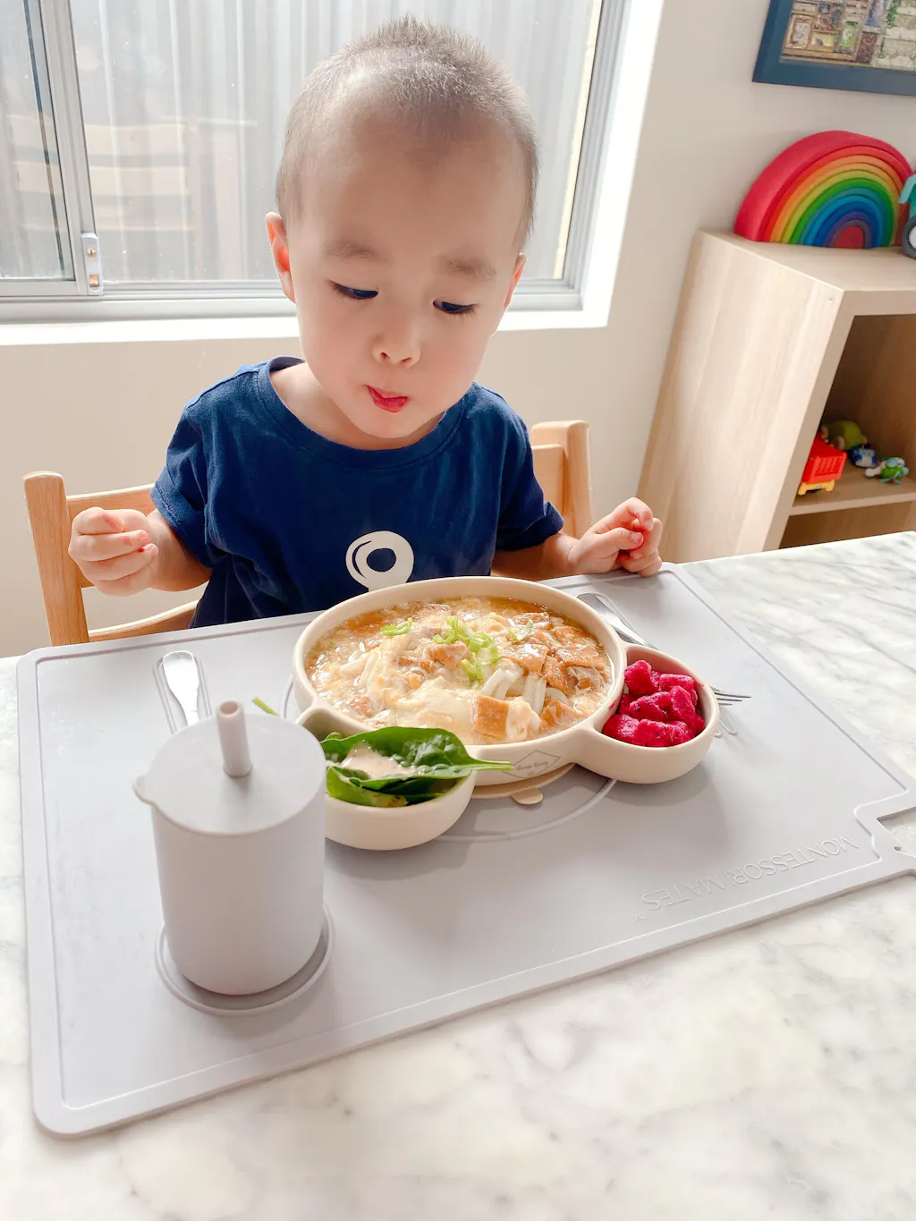 Montessori Mates® Silicone Montessori Placemat - Table Setting Guide