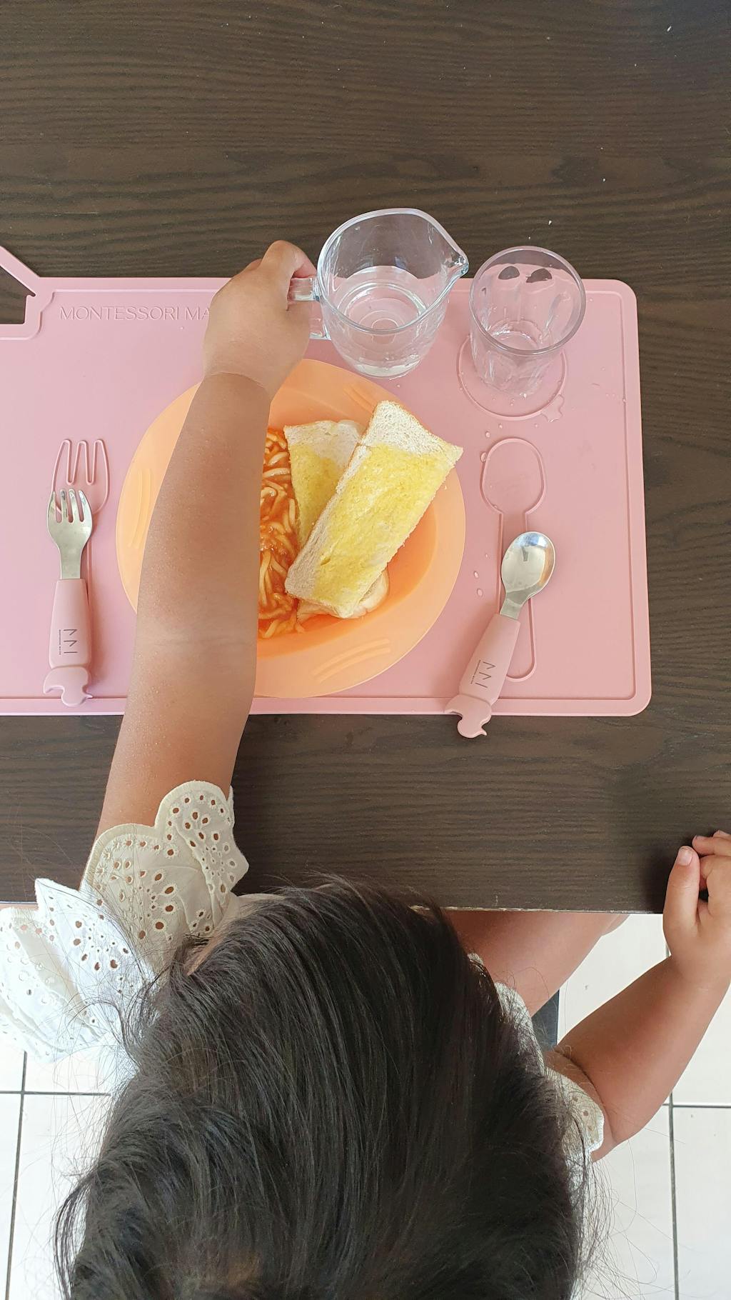 Montessori Mates® Silicone Montessori Placemat - Table Setting Guide