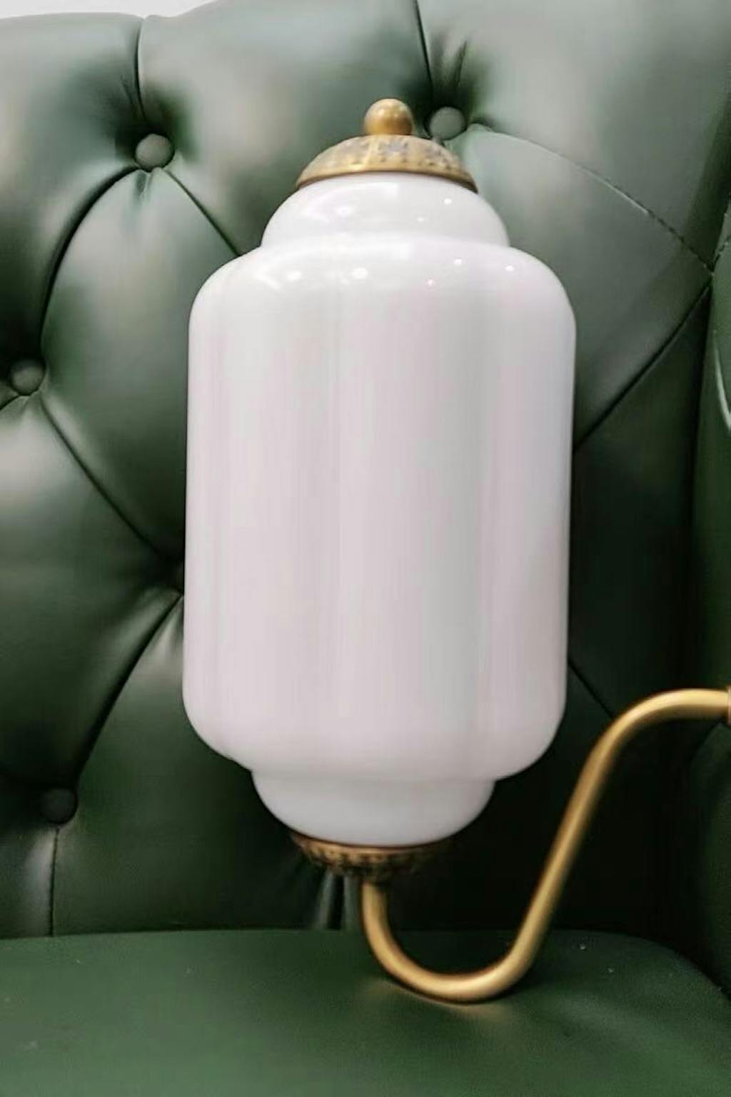 Eloise Glass Sconce - Vintage Milk Glass Wall Light, Retro Charm | US Delivery in 2-6 Days – Monulo