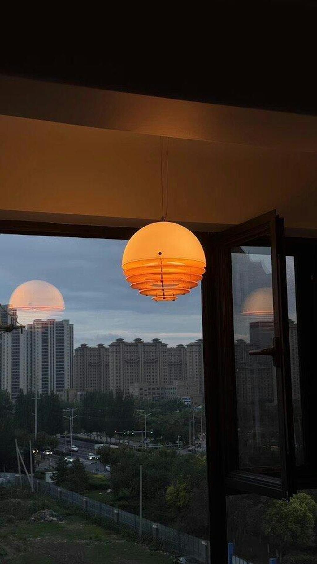 Sunset Pendant Light – Emotional Mood Light with Bauhaus Lamp Design-A ...