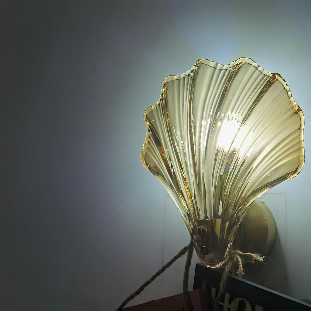 Unique shell-shaped wall light - Mooielight - Unique shell-shaped wall ...