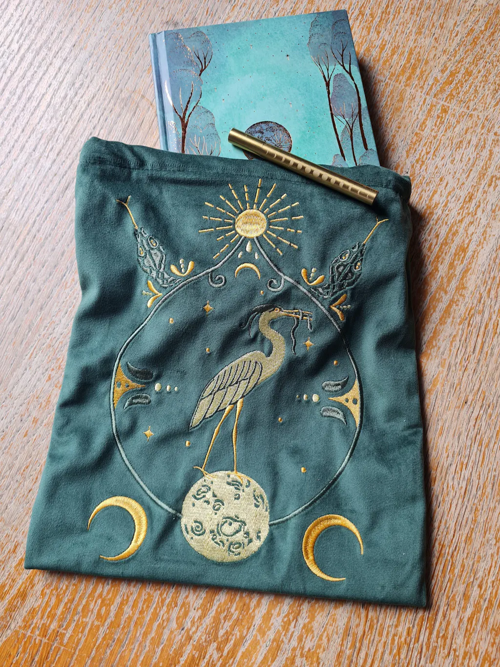 Heron Book Sleeve – Moon Phase Studios