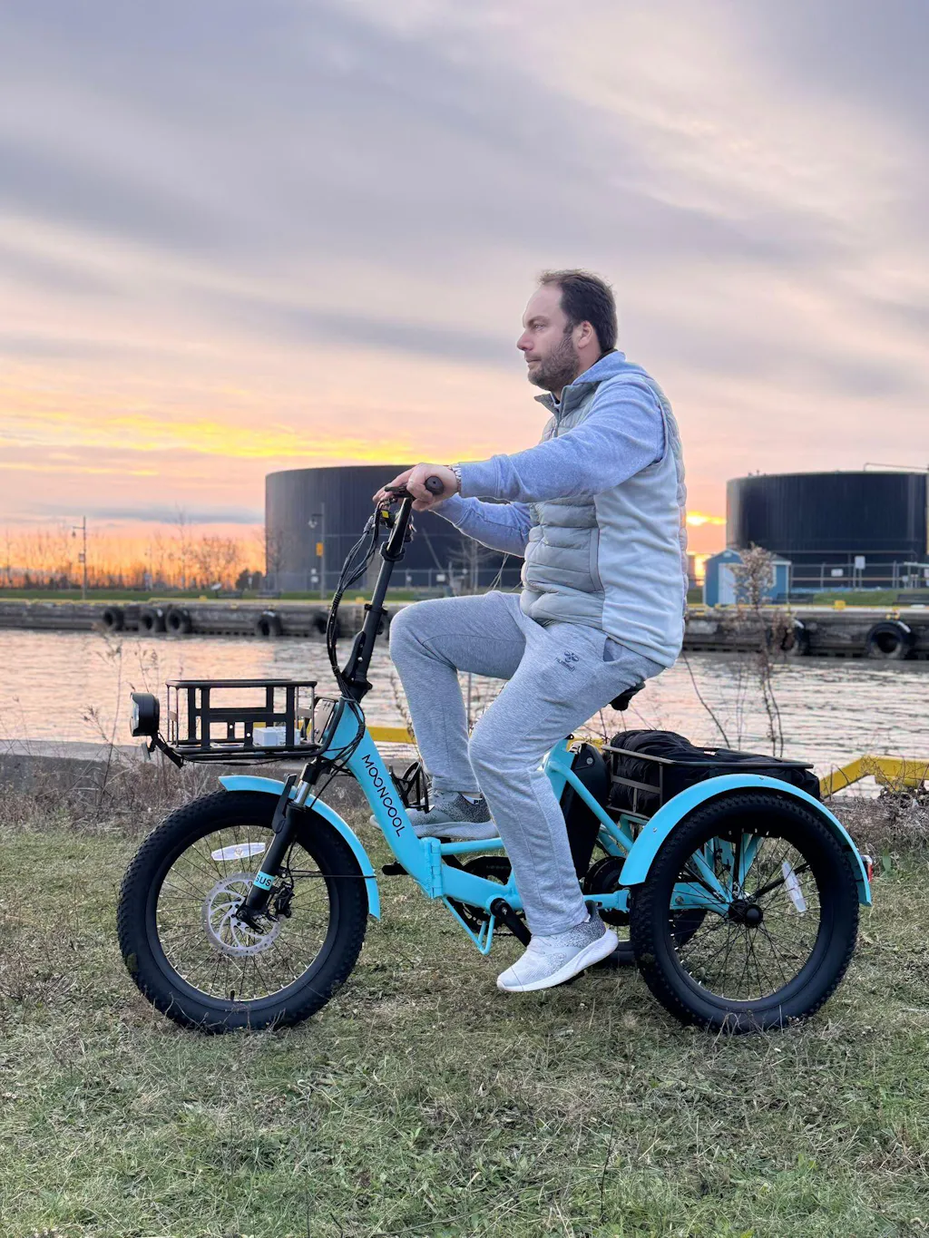 Safe & Sustainable TK1 Folding Electric Trike | Comfortable, Stable ...