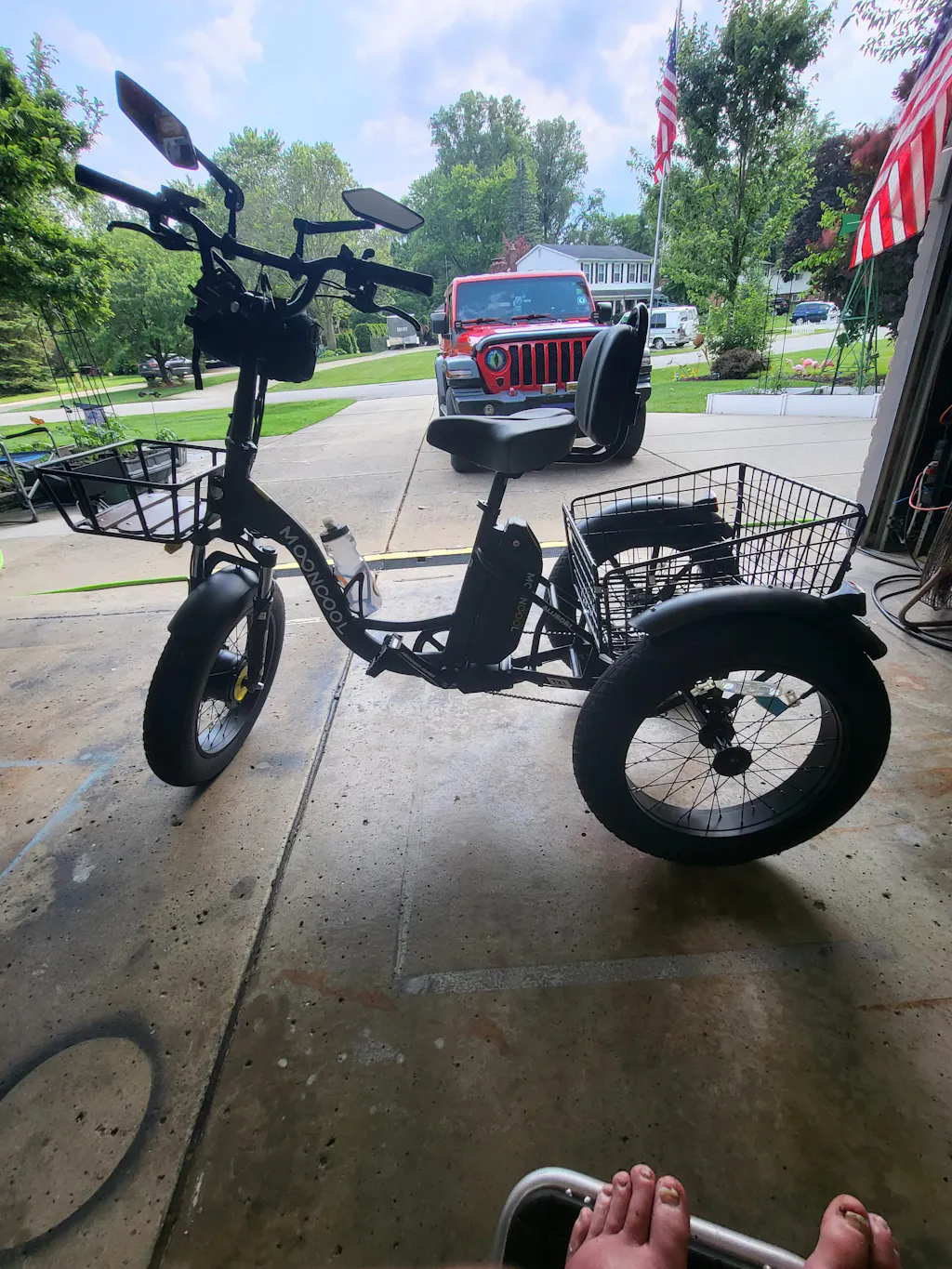 Sturdy & Stable TK1 FAT20 Fat Tire Electric Trike | All-Terrain ...