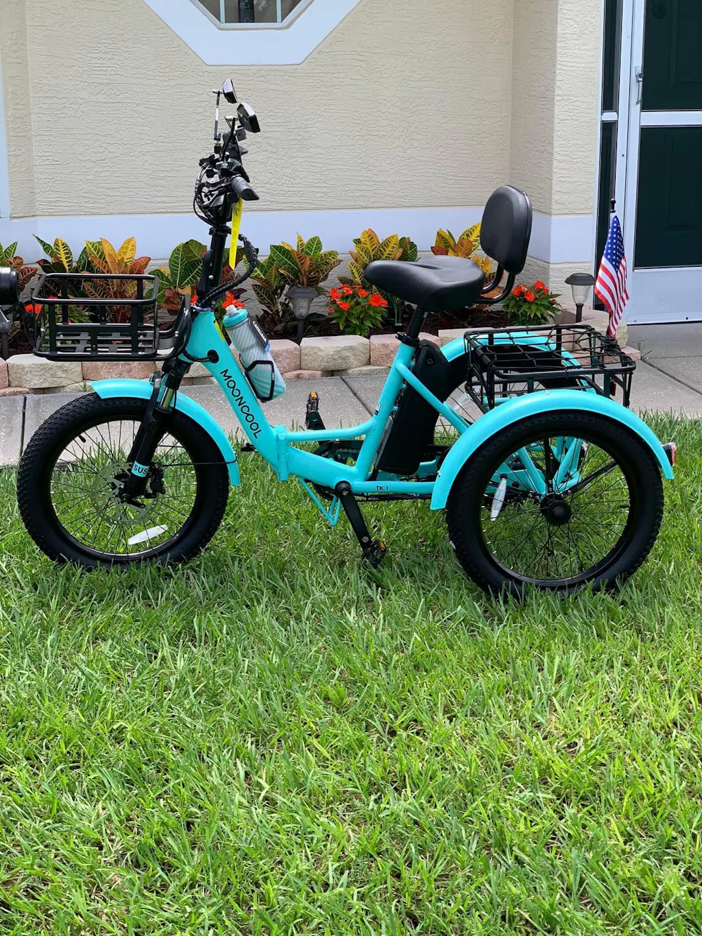 Safe & Sustainable TK1 Folding Electric Trike | Comfortable, Stable ...