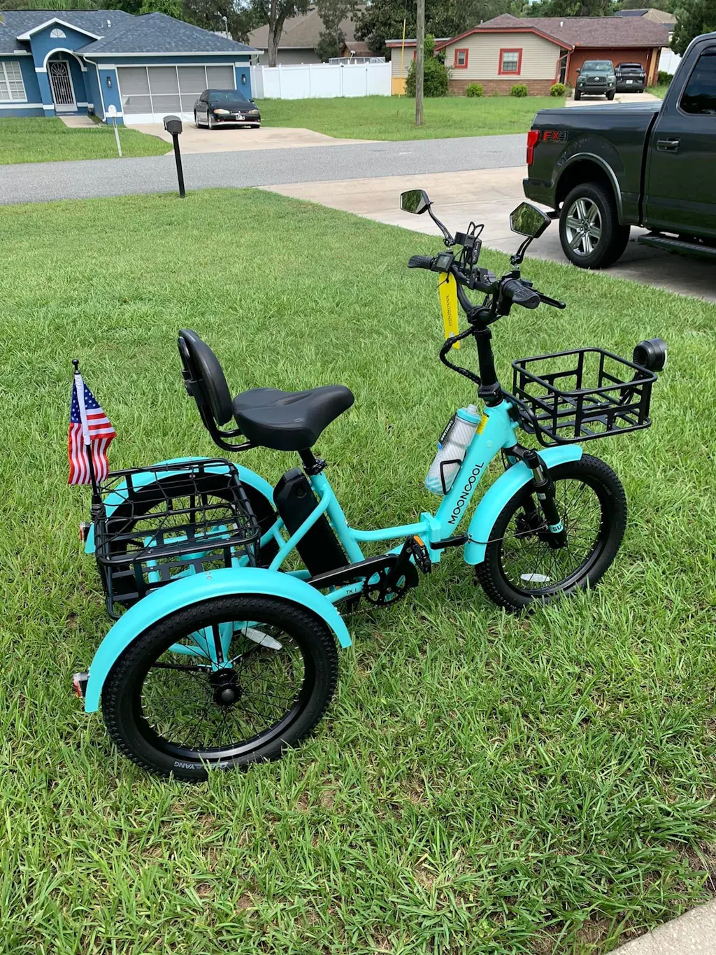 Safe & Sustainable TK1 Folding Electric Trike | Comfortable, Stable ...