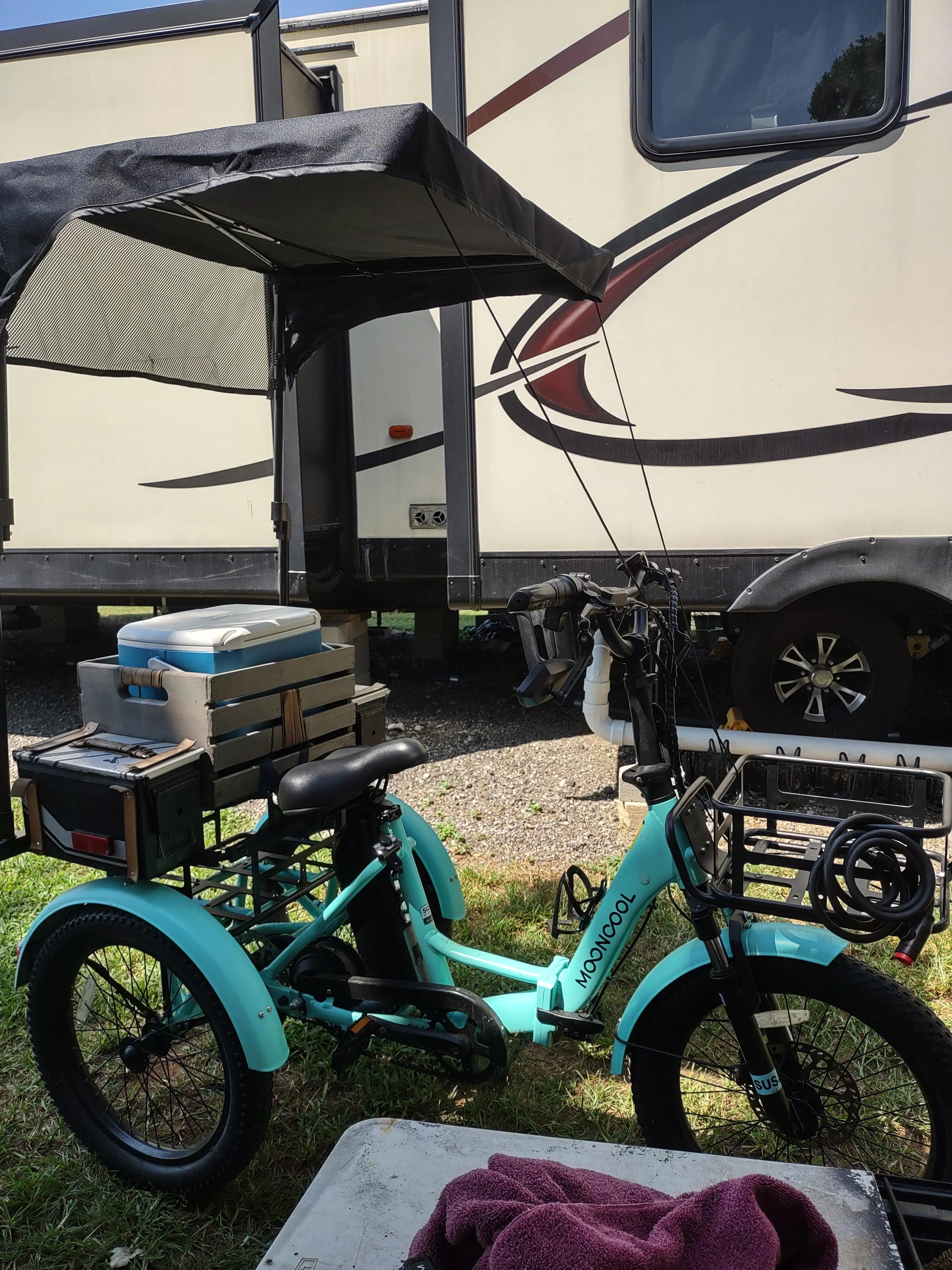 Safe & Sustainable TK1 Folding Electric Trike | Comfortable, Stable ...