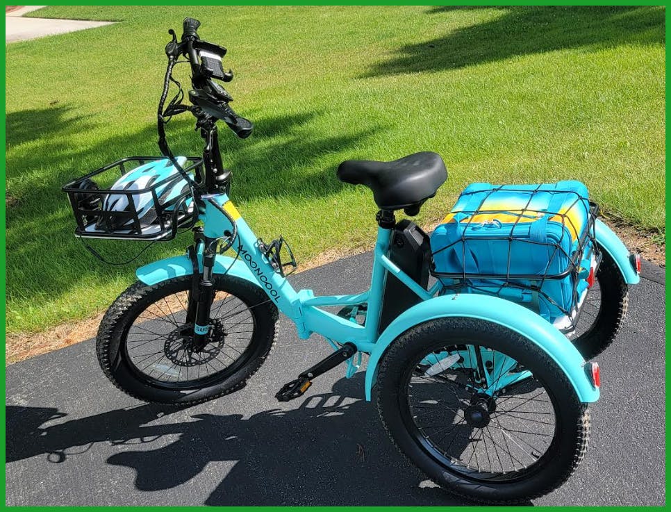 Safe & Sustainable TK1 Folding Electric Trike | Comfortable, Stable ...