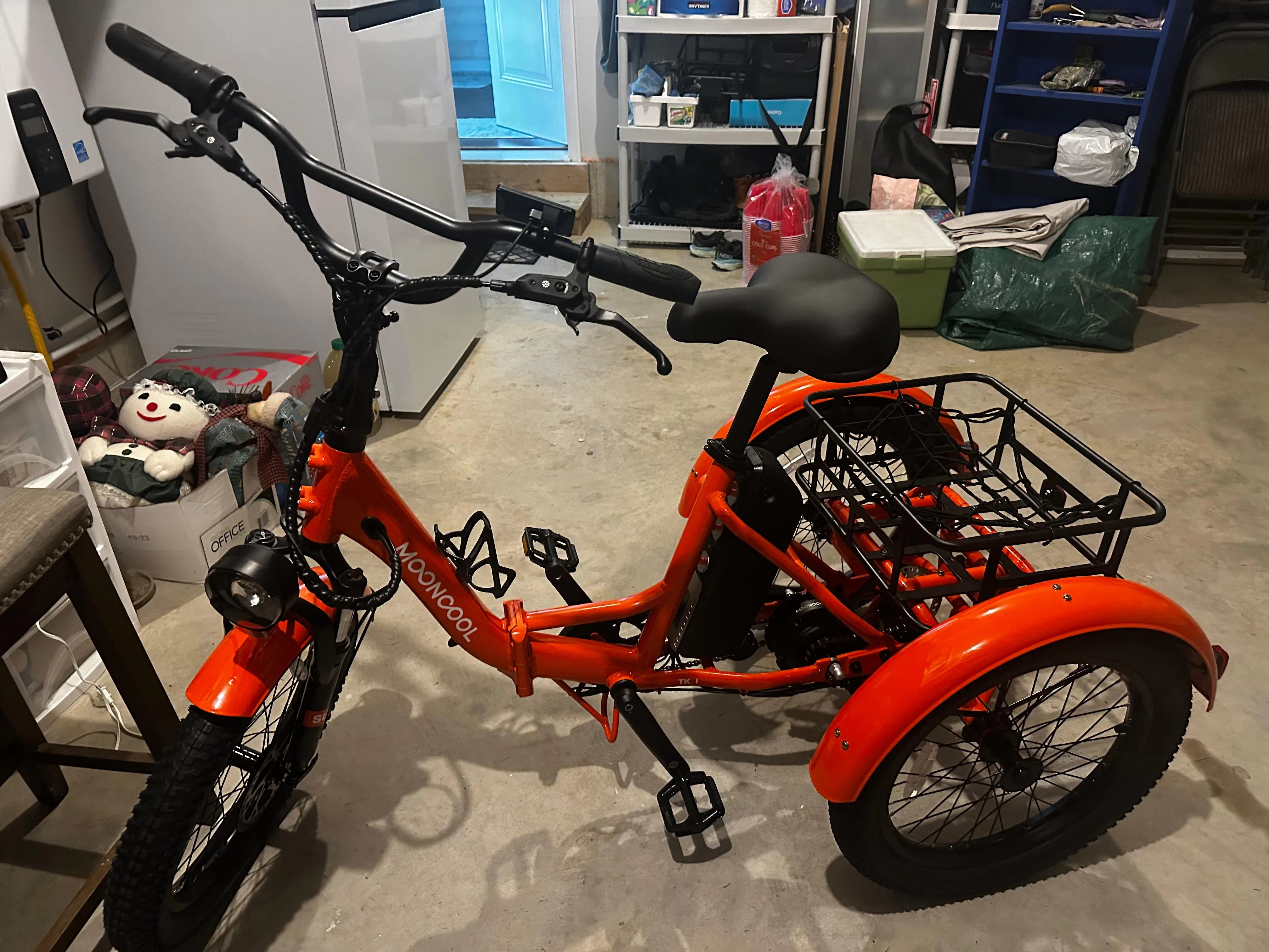 Safe & Sustainable TK1 Folding Electric Trike | Comfortable, Stable ...
