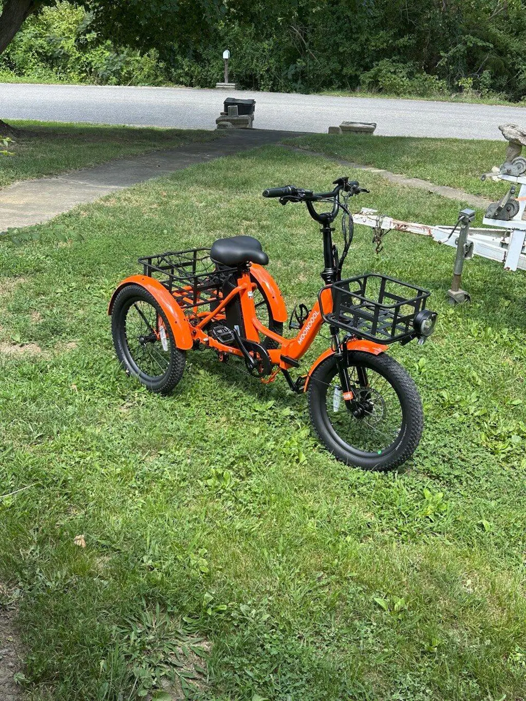 Safe & Sustainable TK1 Folding Electric Trike | Comfortable, Stable ...