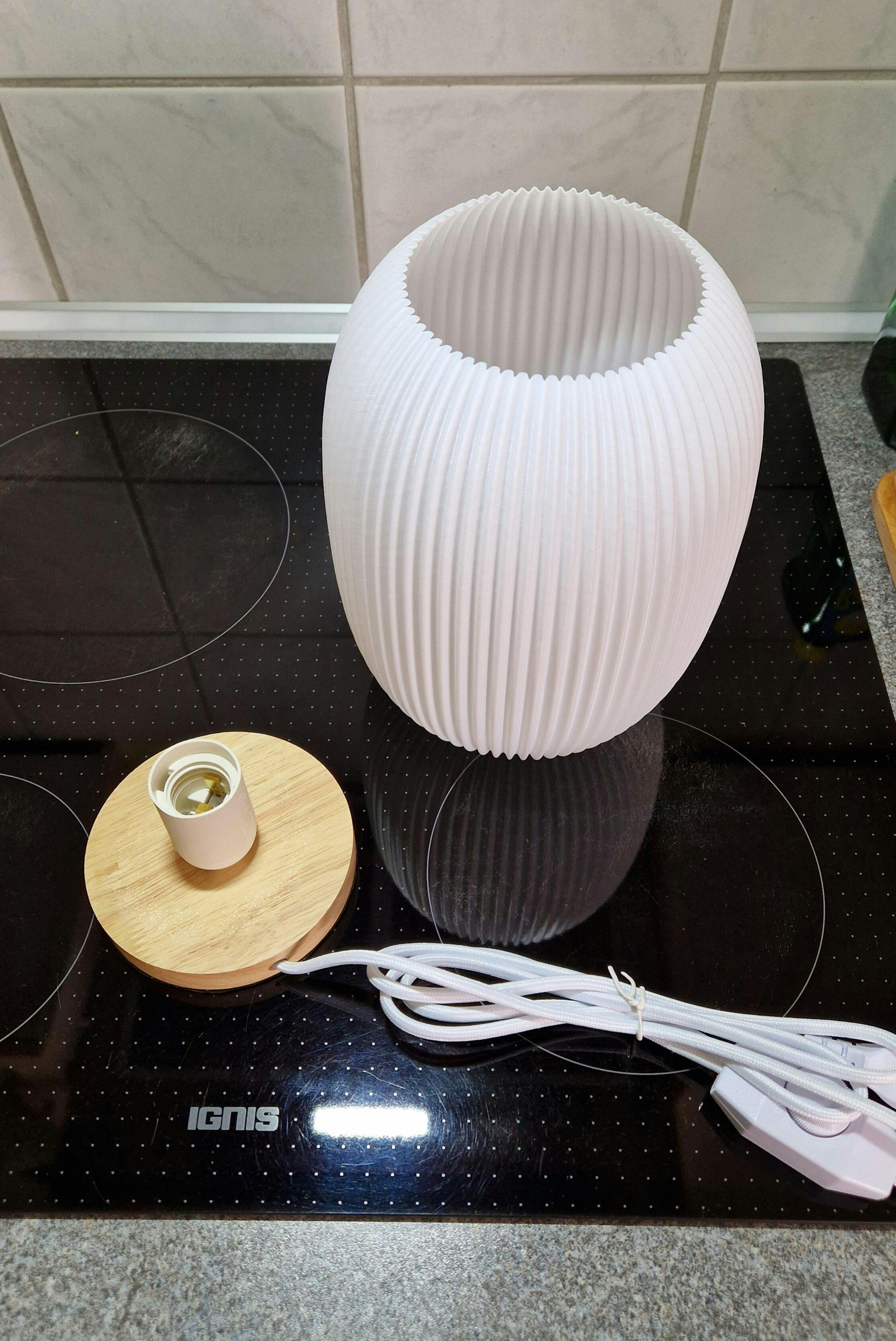 Minimalistische Tischleuchte | Weiß | Moonou Twuro |Moderne Beleuchtung ...