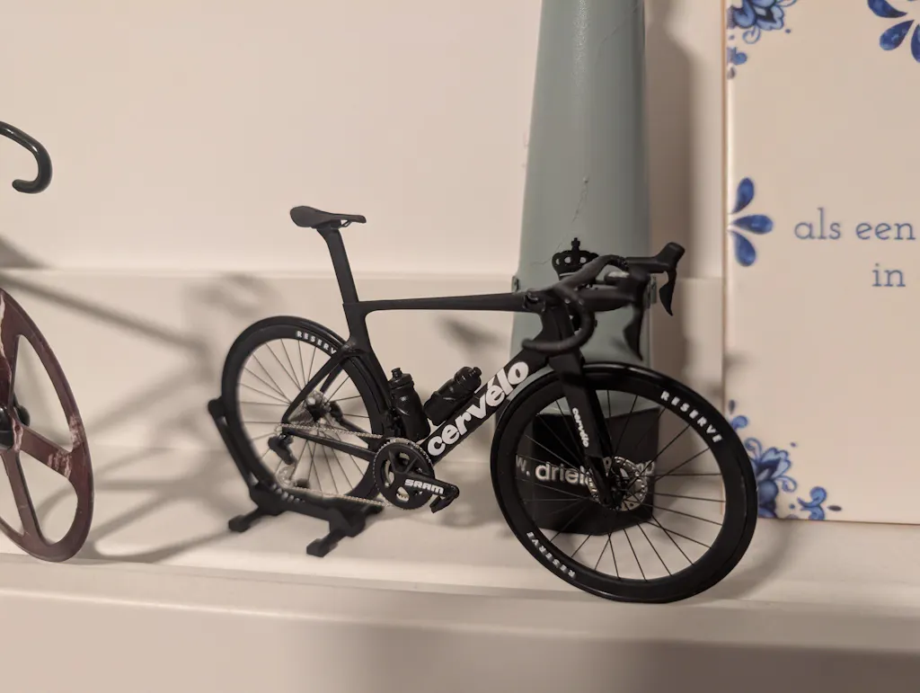 UNPAINTED/UNASSEMBLED White Mold - Hobbitbike 1/12 Road Bike Model Kit ...