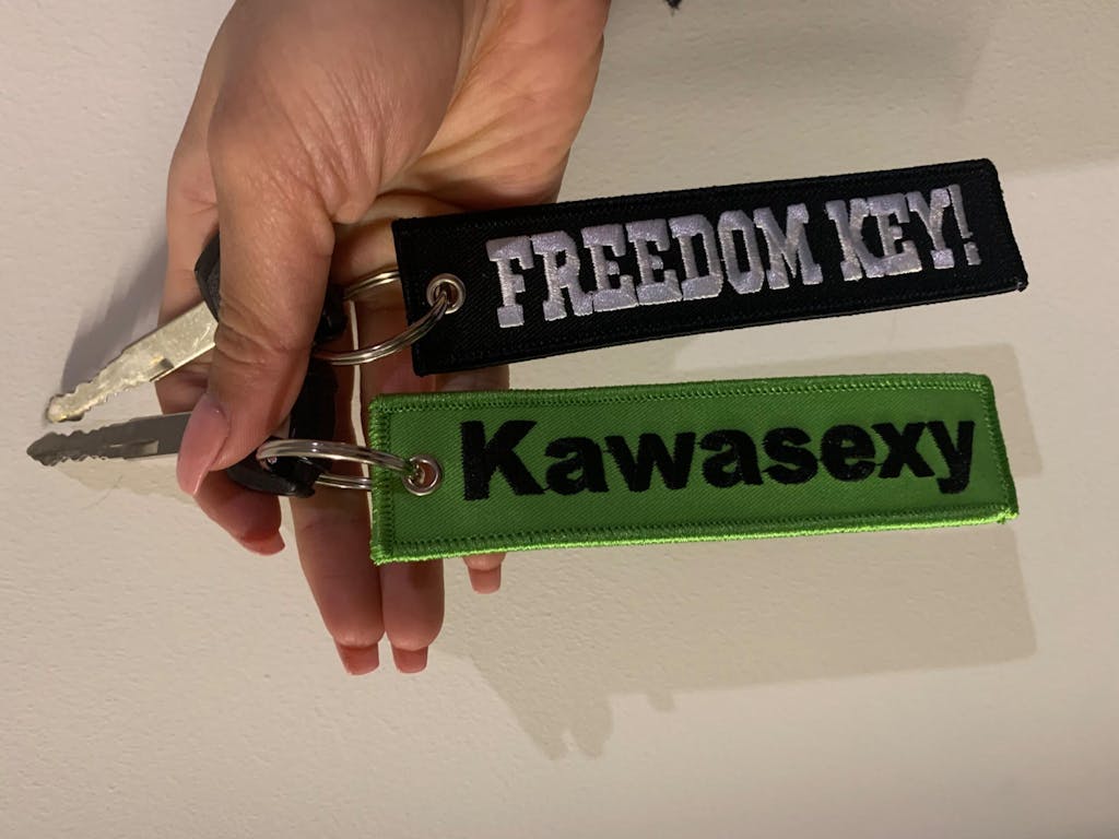FREEDOM KEY! - Black Motorcycle Keychain - Moto Loot