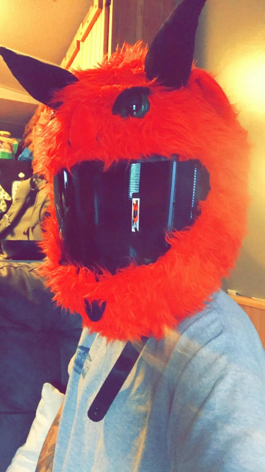 Motorcycle Helmet Cover - Devil - Moto Loot