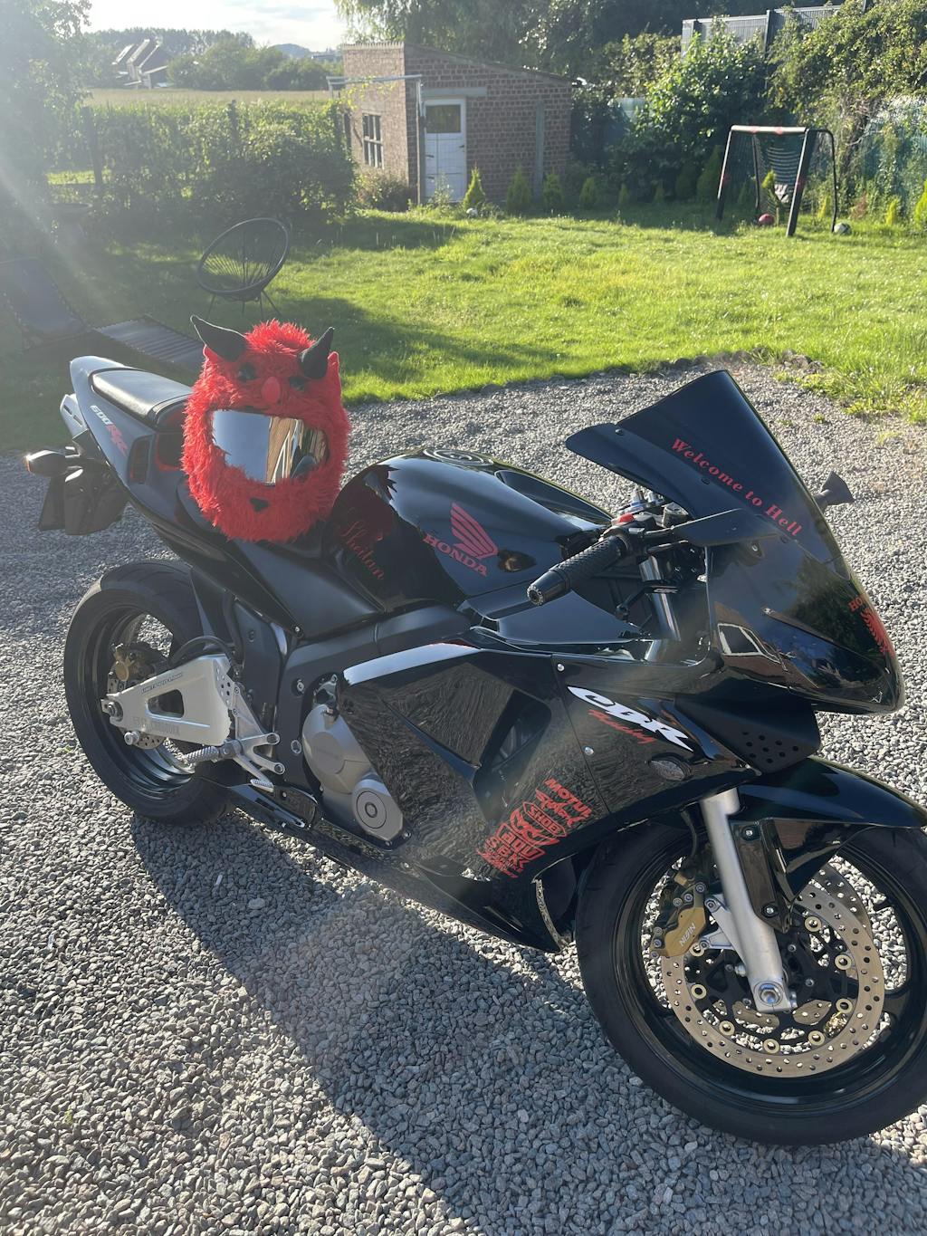 Motorcycle Helmet Cover - Devil - Moto Loot