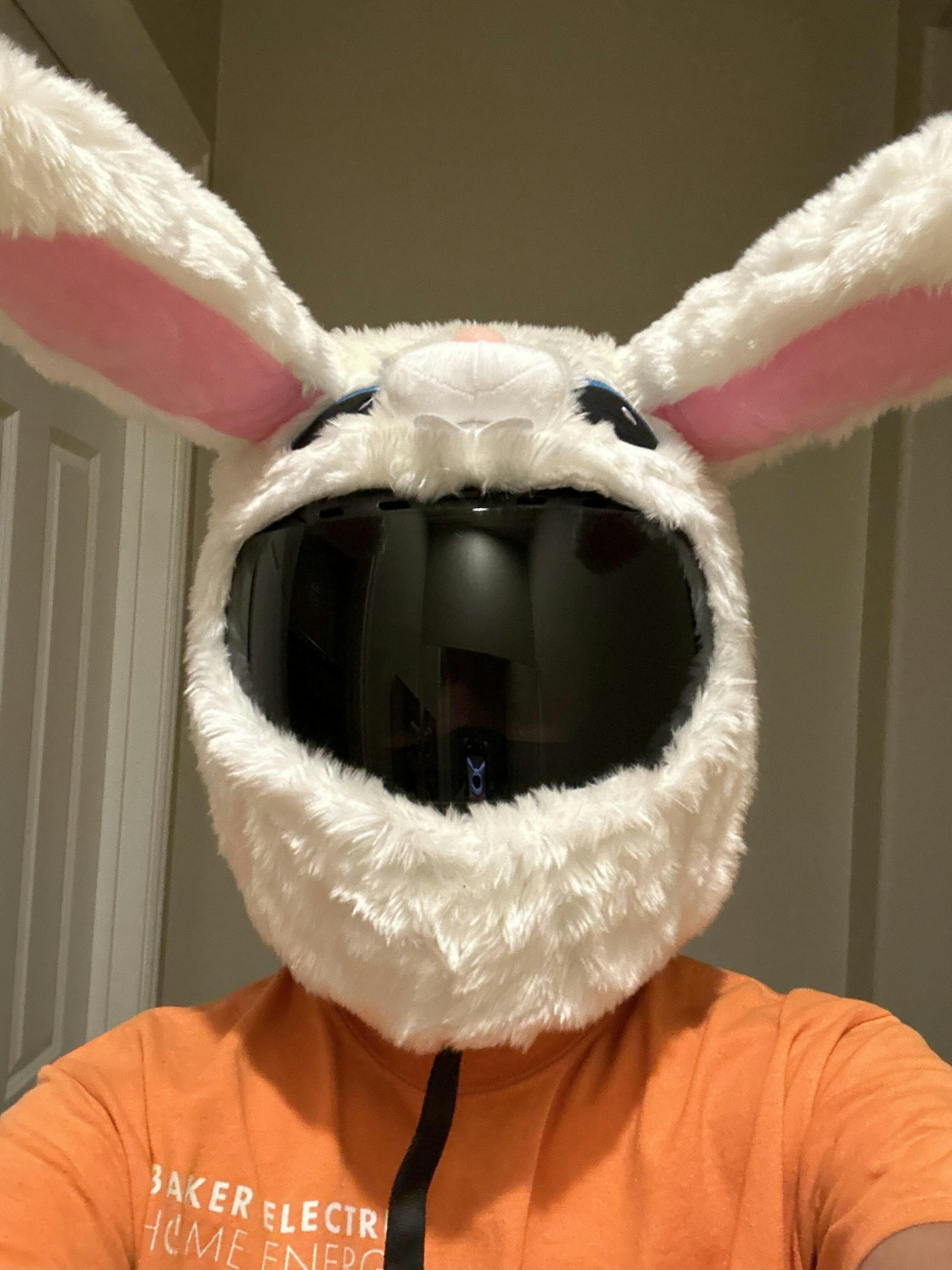 Motorcycle Helmet Cover - Bunny - Moto Loot