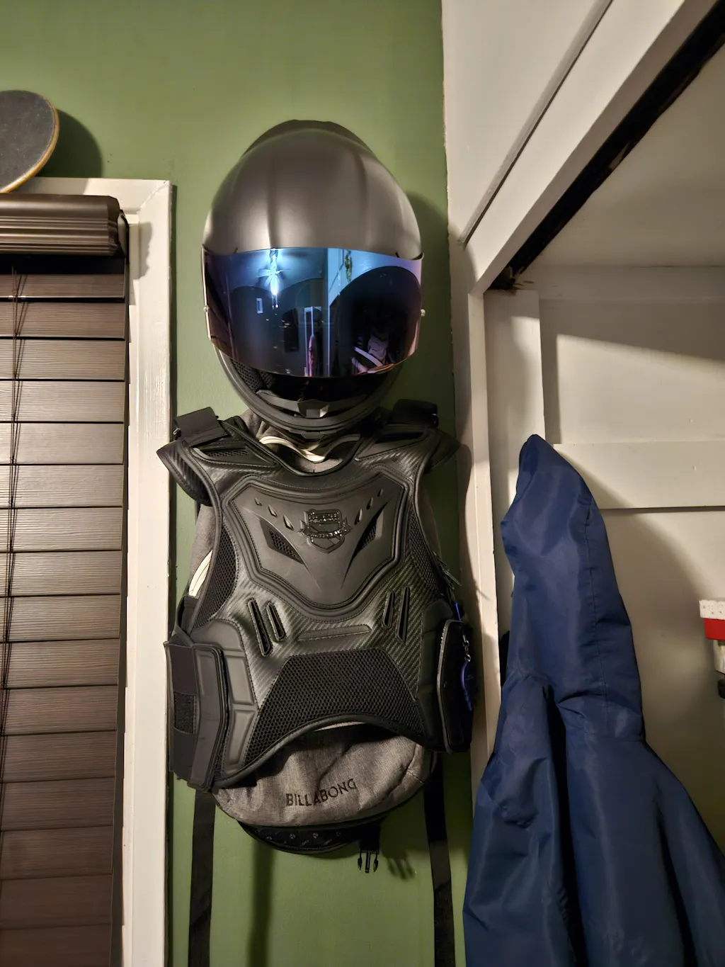 Motorcycle Helmet Rack by Moto Loot