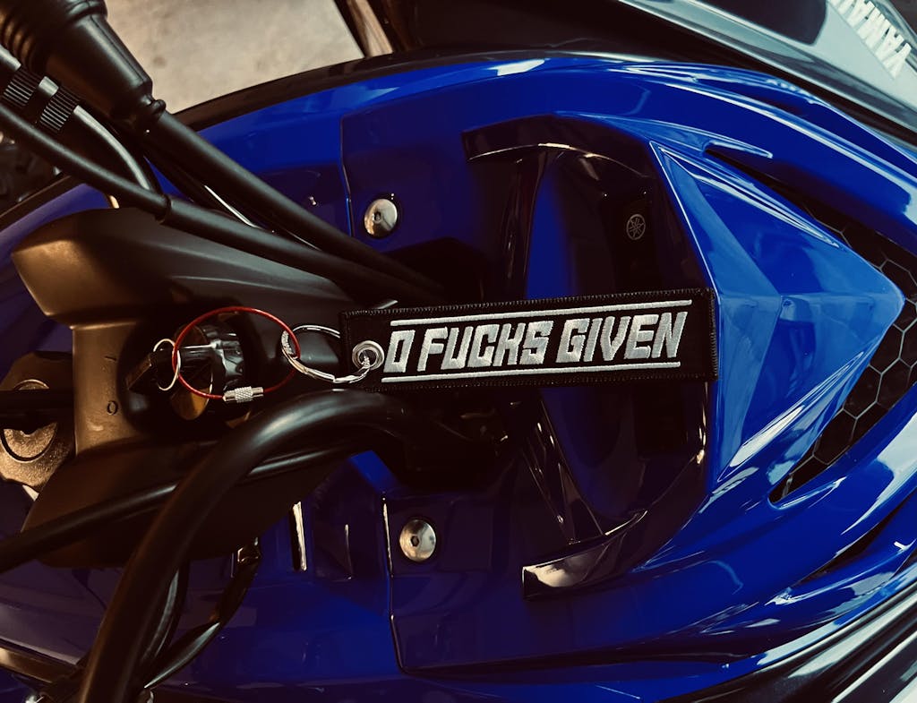 Zero Fs Given - Motorcycle Keychain - Moto Loot