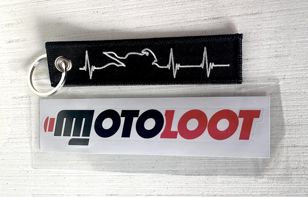 Motorcycle Heartbeat - Motorcycle Keychain - Moto Loot