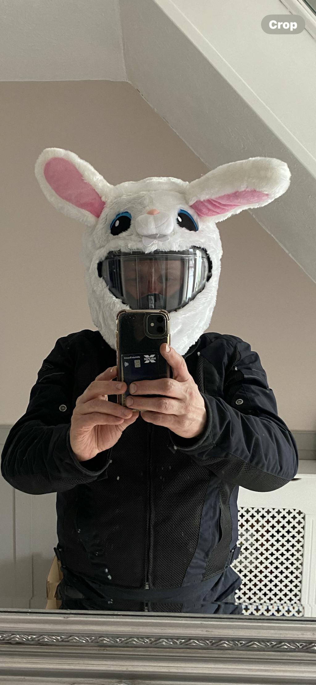 Motorcycle Helmet Cover - Bunny - Moto Loot