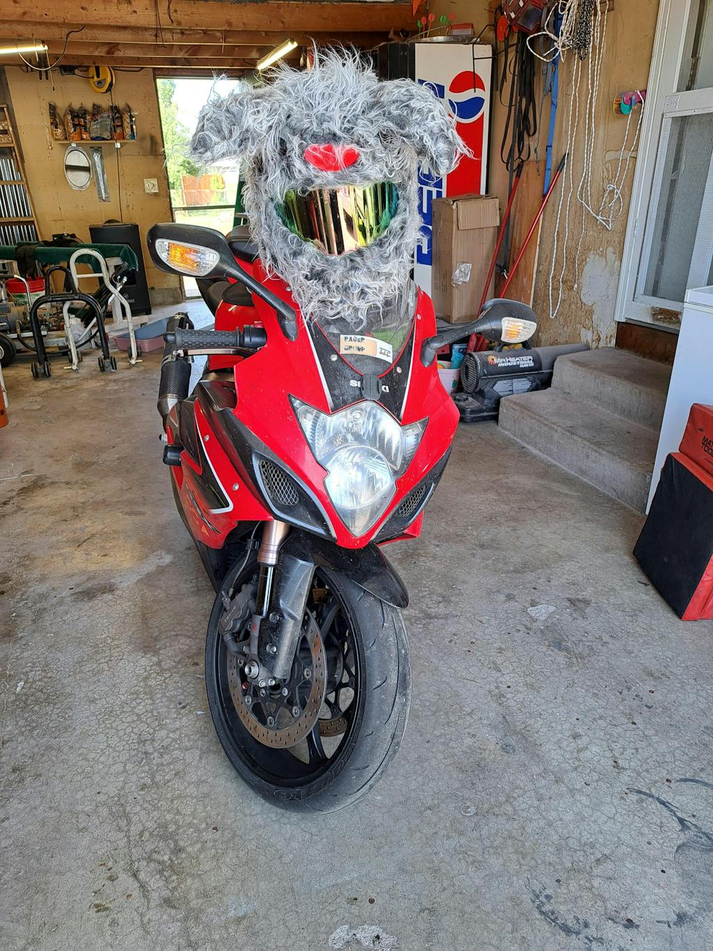 Motorcycle Helmet Cover - Evil Rabbit - Moto Loot