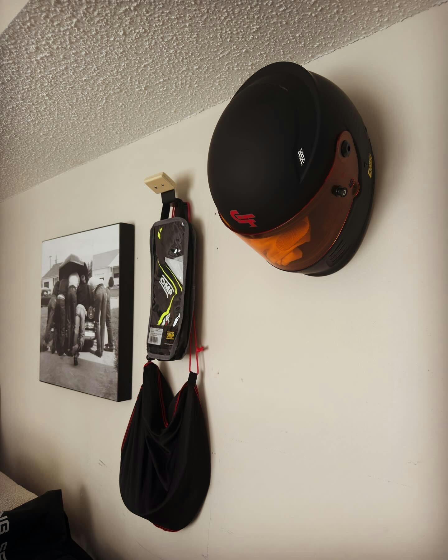 Motorcycle Helmet Rack by Moto Loot