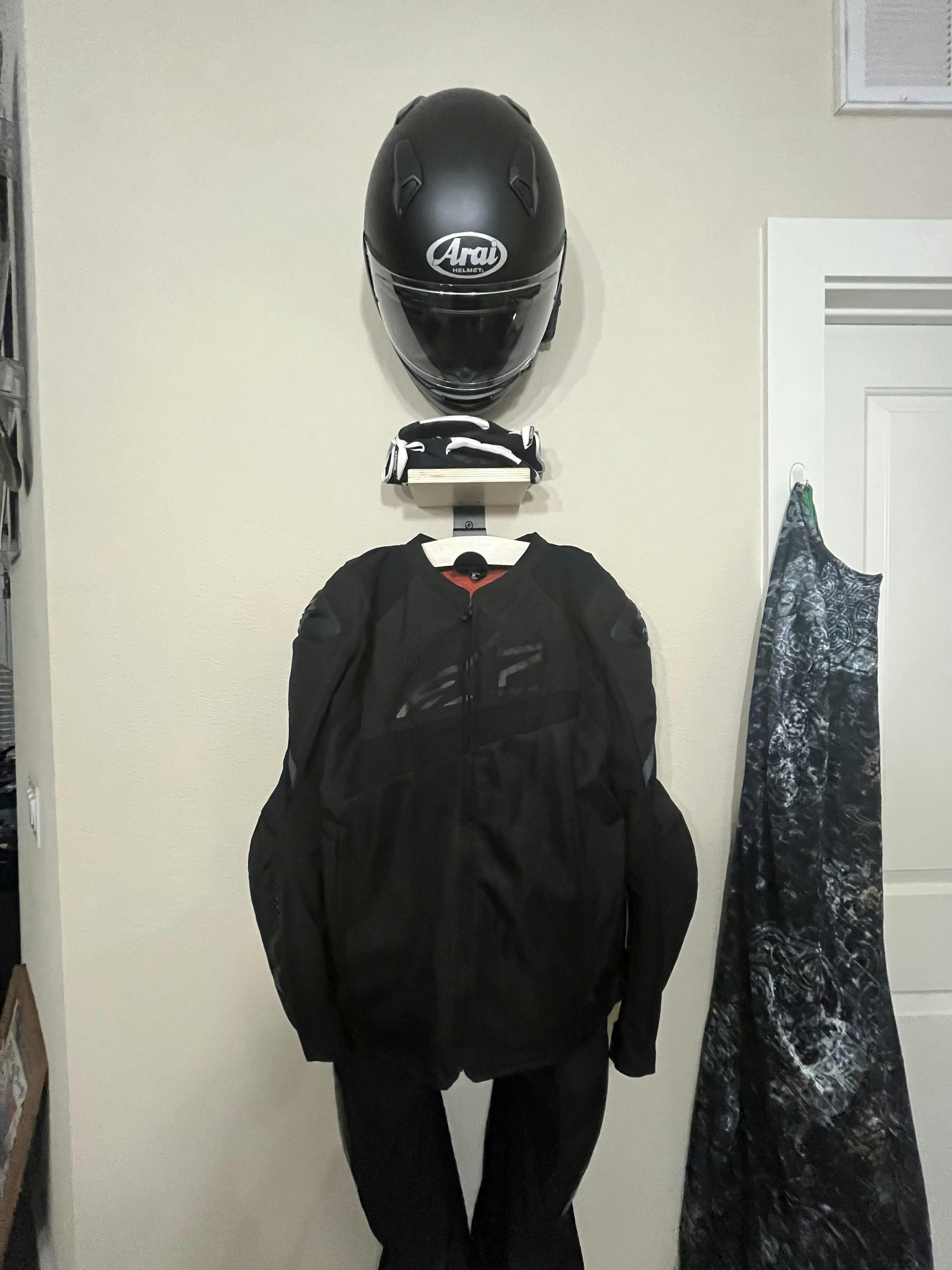 Motorcycle Helmet Rack by Moto Loot