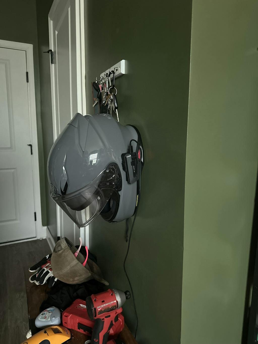 Motorcycle Helmet Rack by Moto Loot