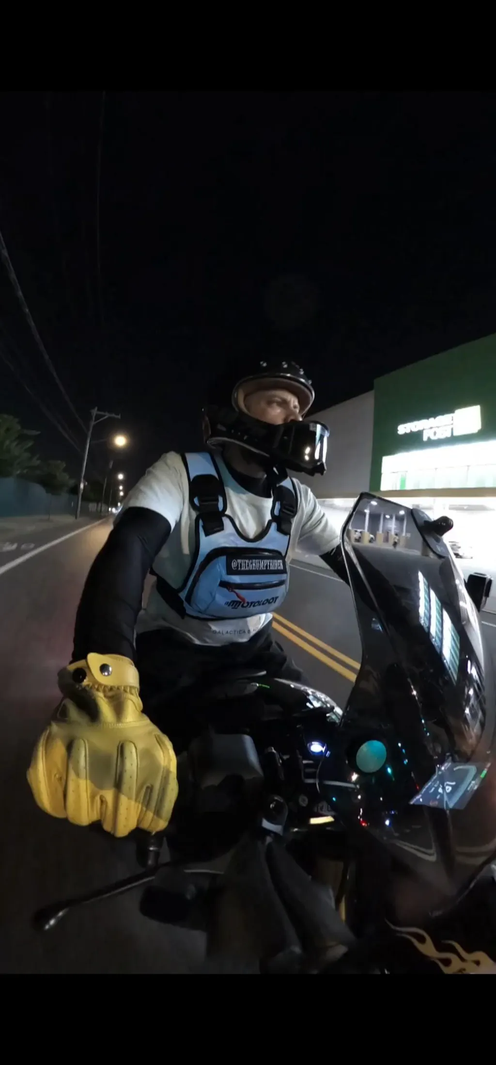 Insanely Reflective Motorcycle Chest Rig - Moto Loot