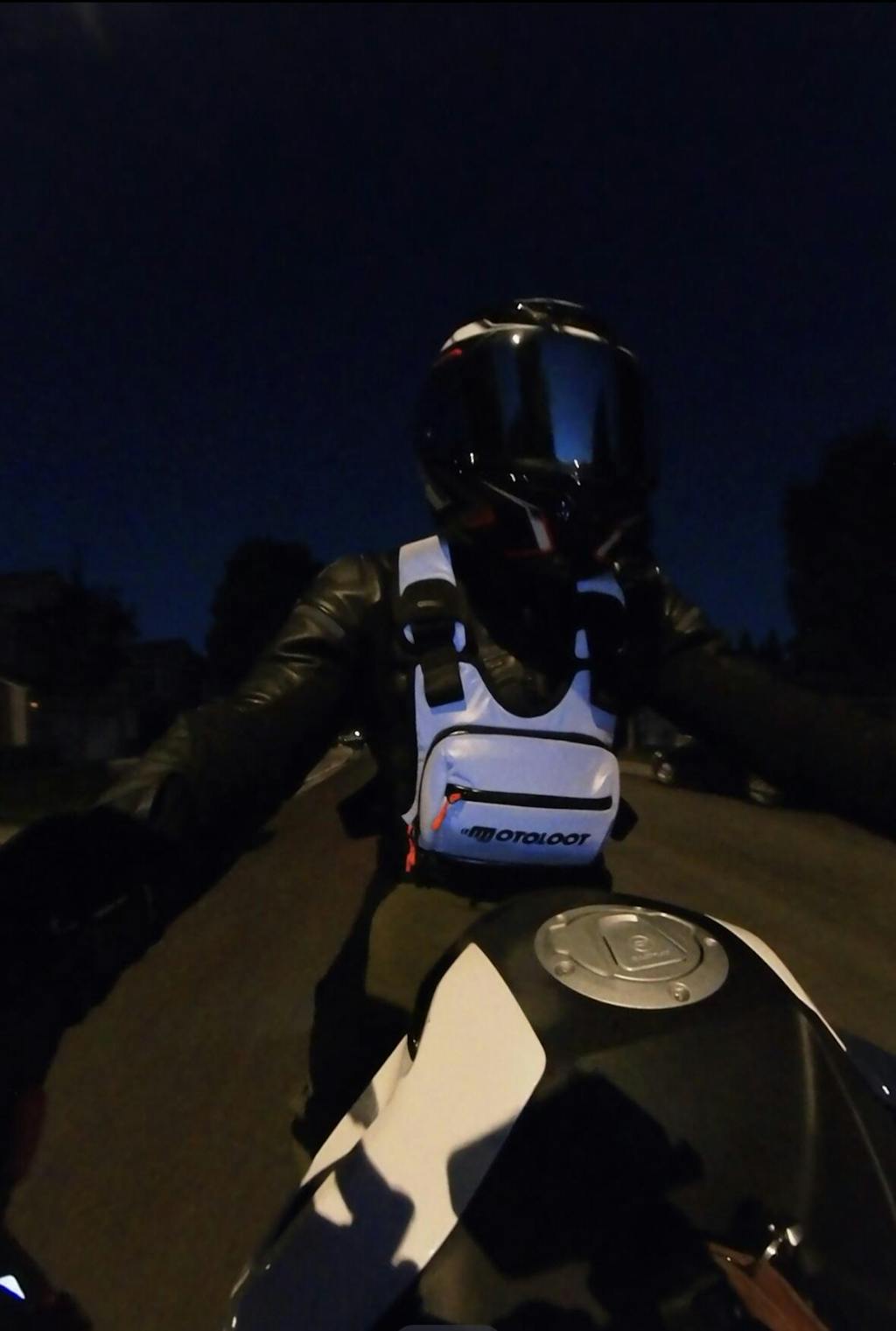 Insanely Reflective Motorcycle Chest Rig - Moto Loot