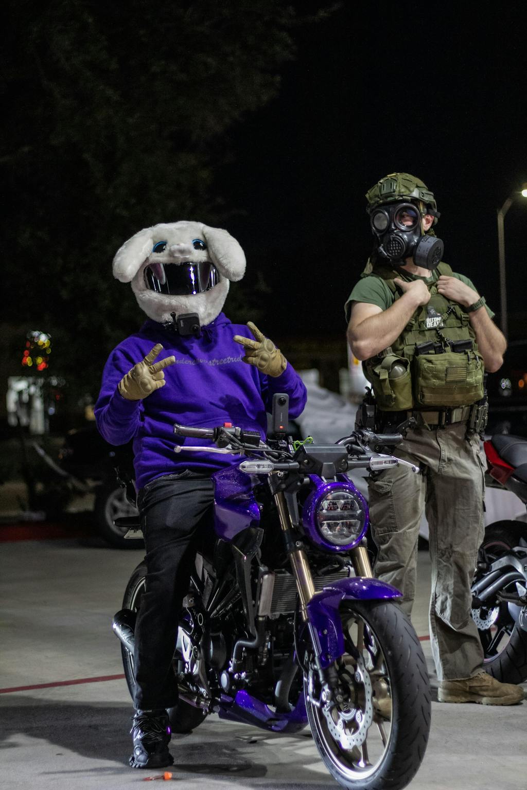 Motorcycle Helmet Cover - Bunny - Moto Loot