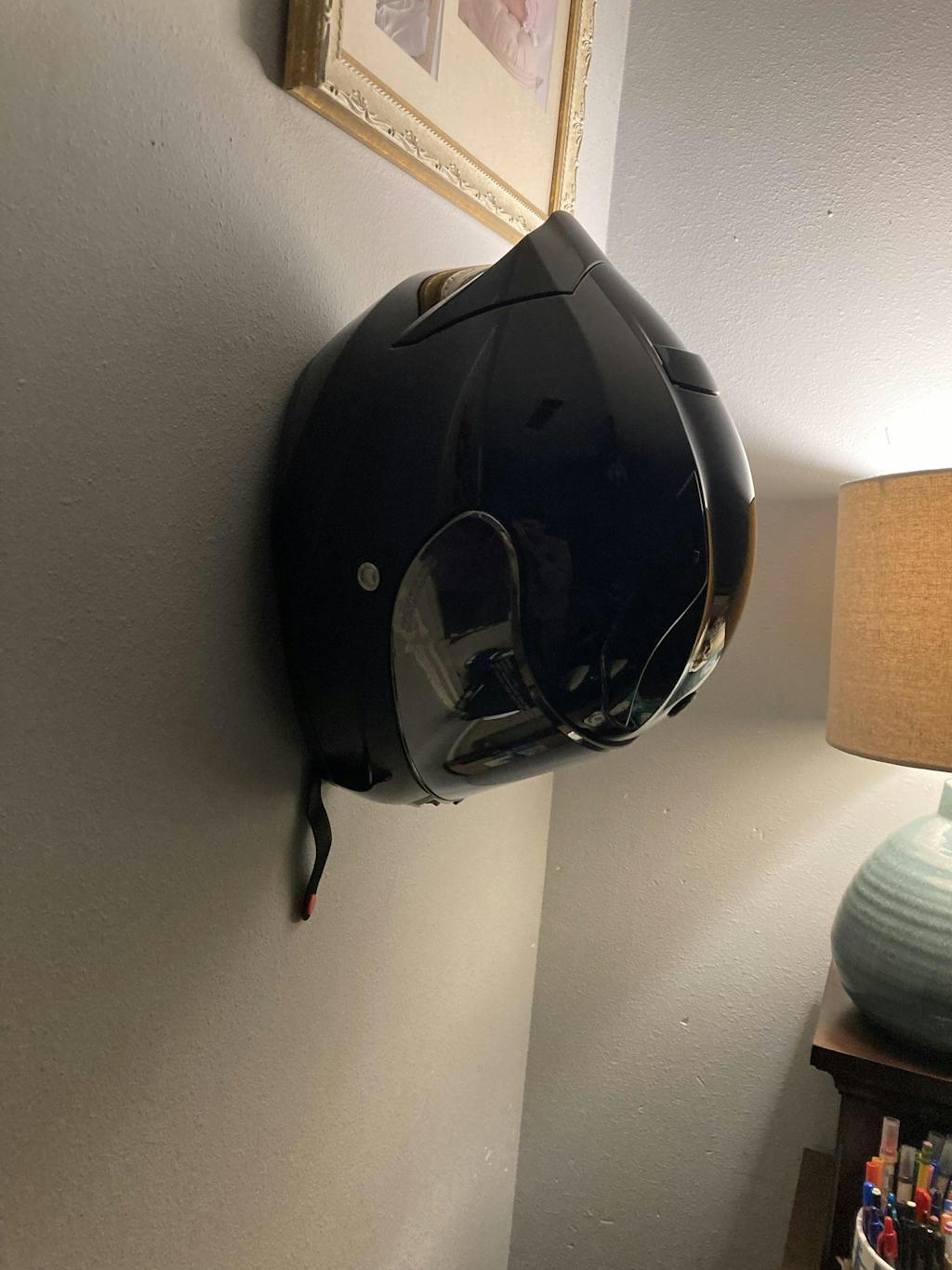 Motorcycle Helmet Rack by Moto Loot