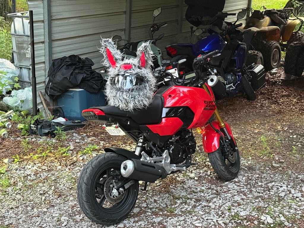 Motorcycle Helmet Cover - Evil Rabbit - Moto Loot