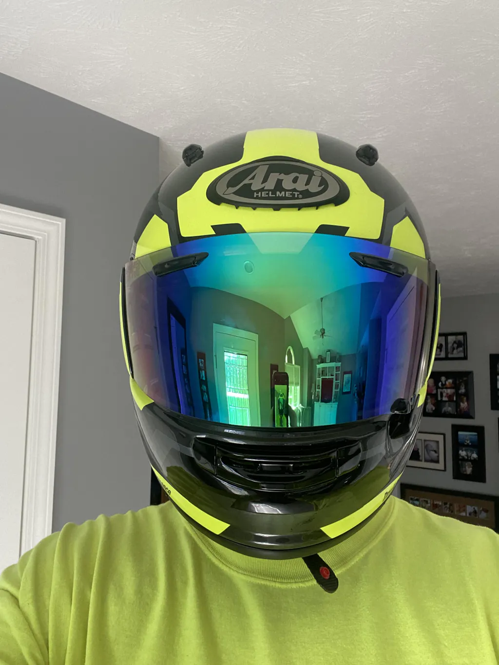 Arai Contour-X Helmet - Fluorescent Yellow – Motor Psycho Sport