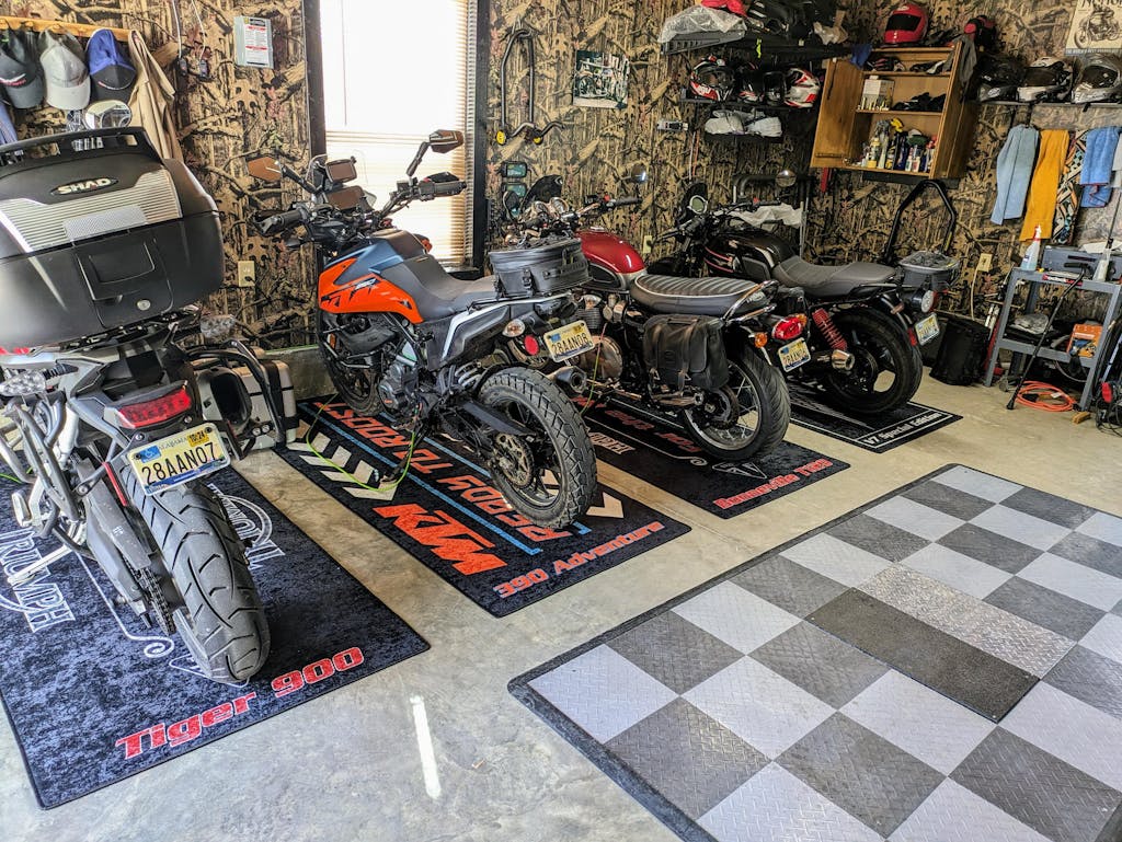 Ducati Motorcycle Pit Mat - Personalized Garage Floor Display Mat – MPM ...