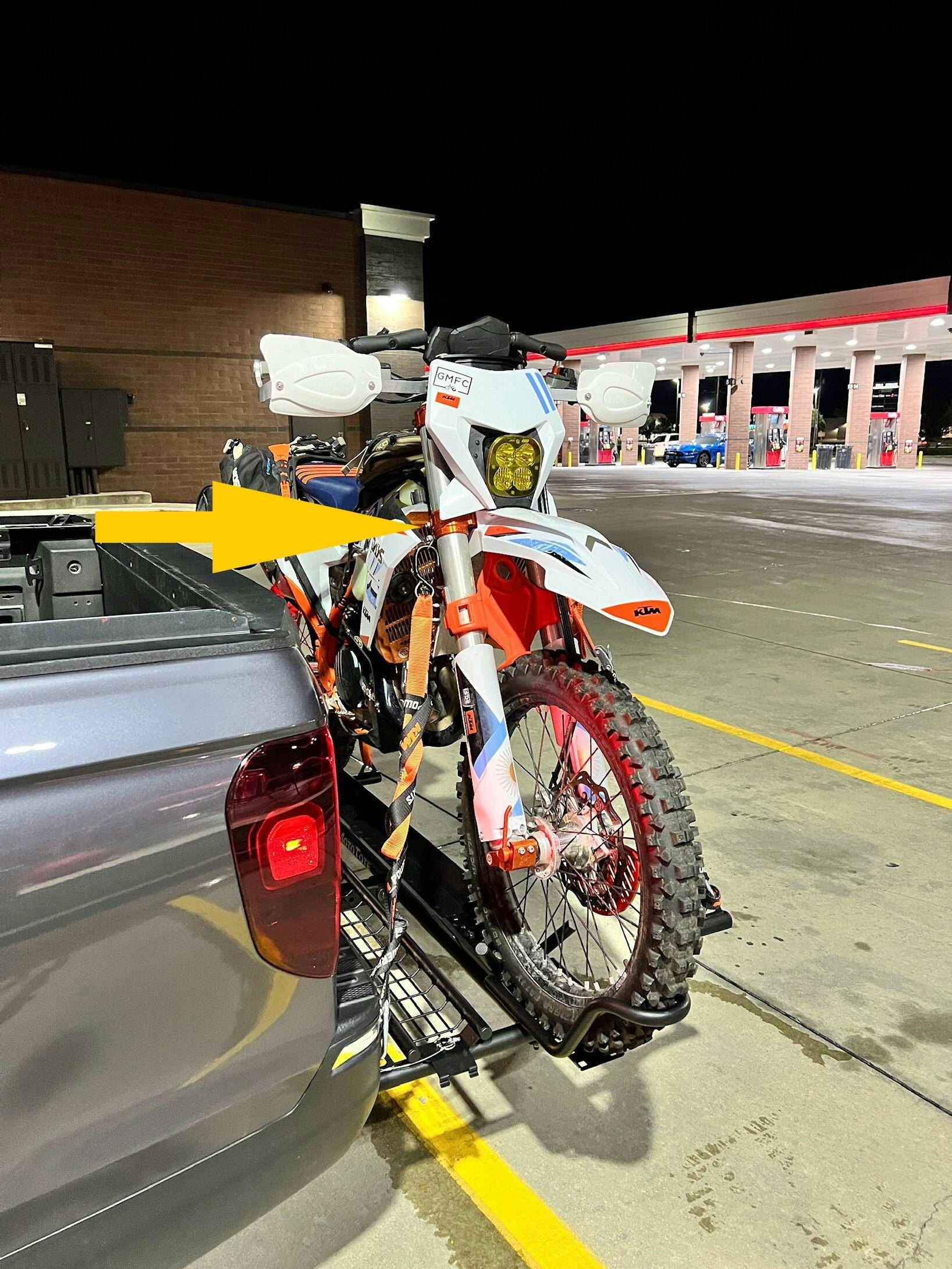 MotoTote m3 - Deluxe Motorcycle, Scooter & Dirt Bike Hitch Carrier