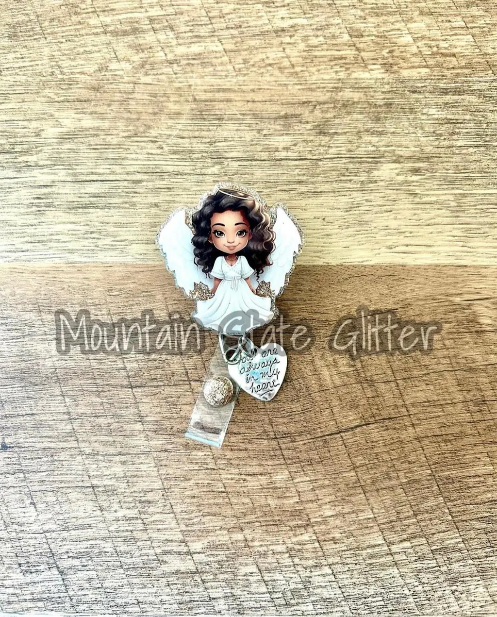 Dark Skin Angel Decal & Acrylic Blank COMBO – Moxie Vinyls