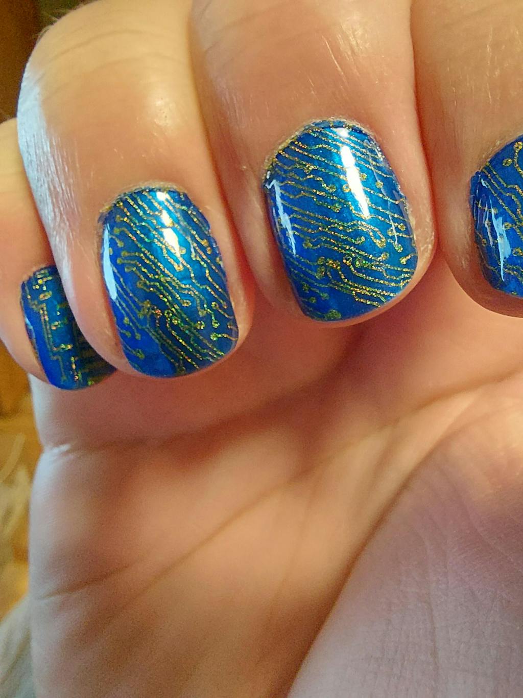 SCI FI 05 | Digital Computer Nail Stamping Plates | MoYou London