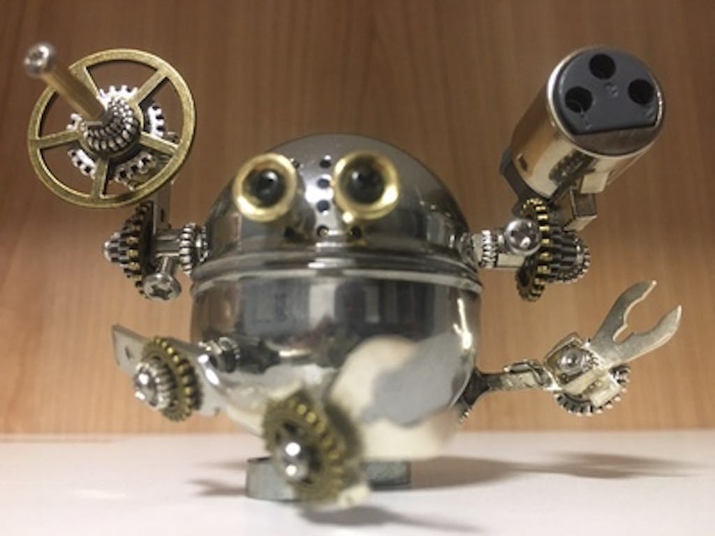 3D DIY Assembled Metal Cartoon Figure Model Gift