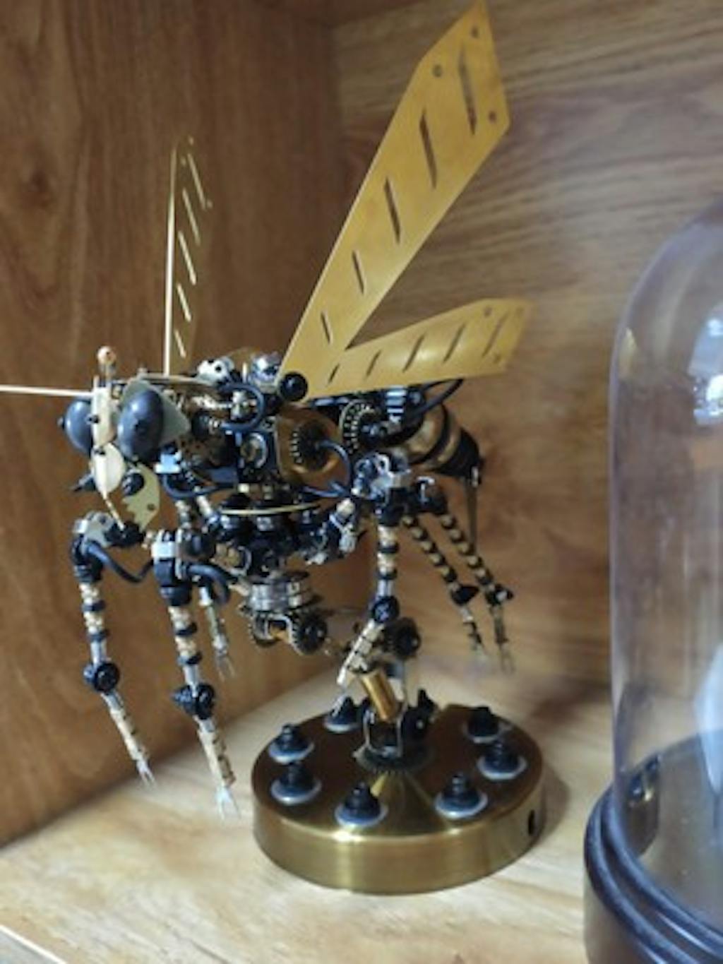 3D Metal DIY Mechanical Wasp Insects Puzzle Model Kit Assembly Jigsaw